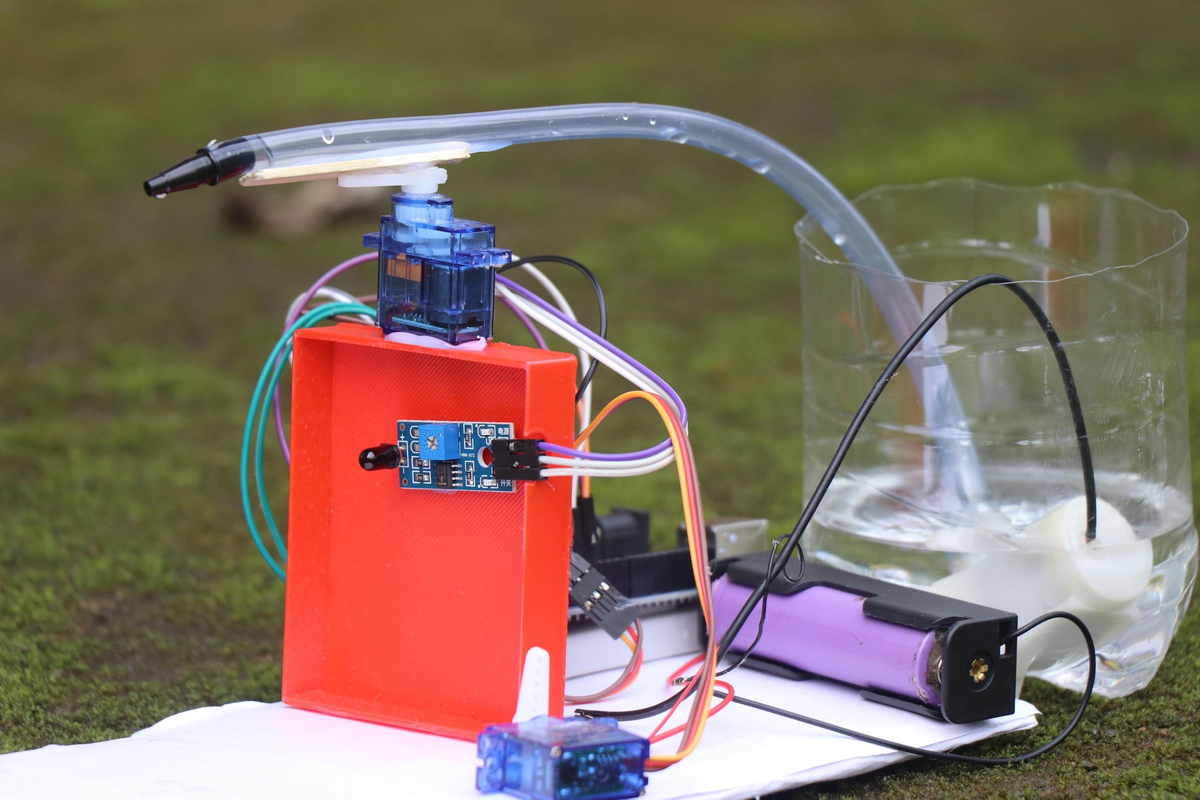 Arduino Fire Fighting Robot With Auto Extinguisher : 6 Steps (with ...