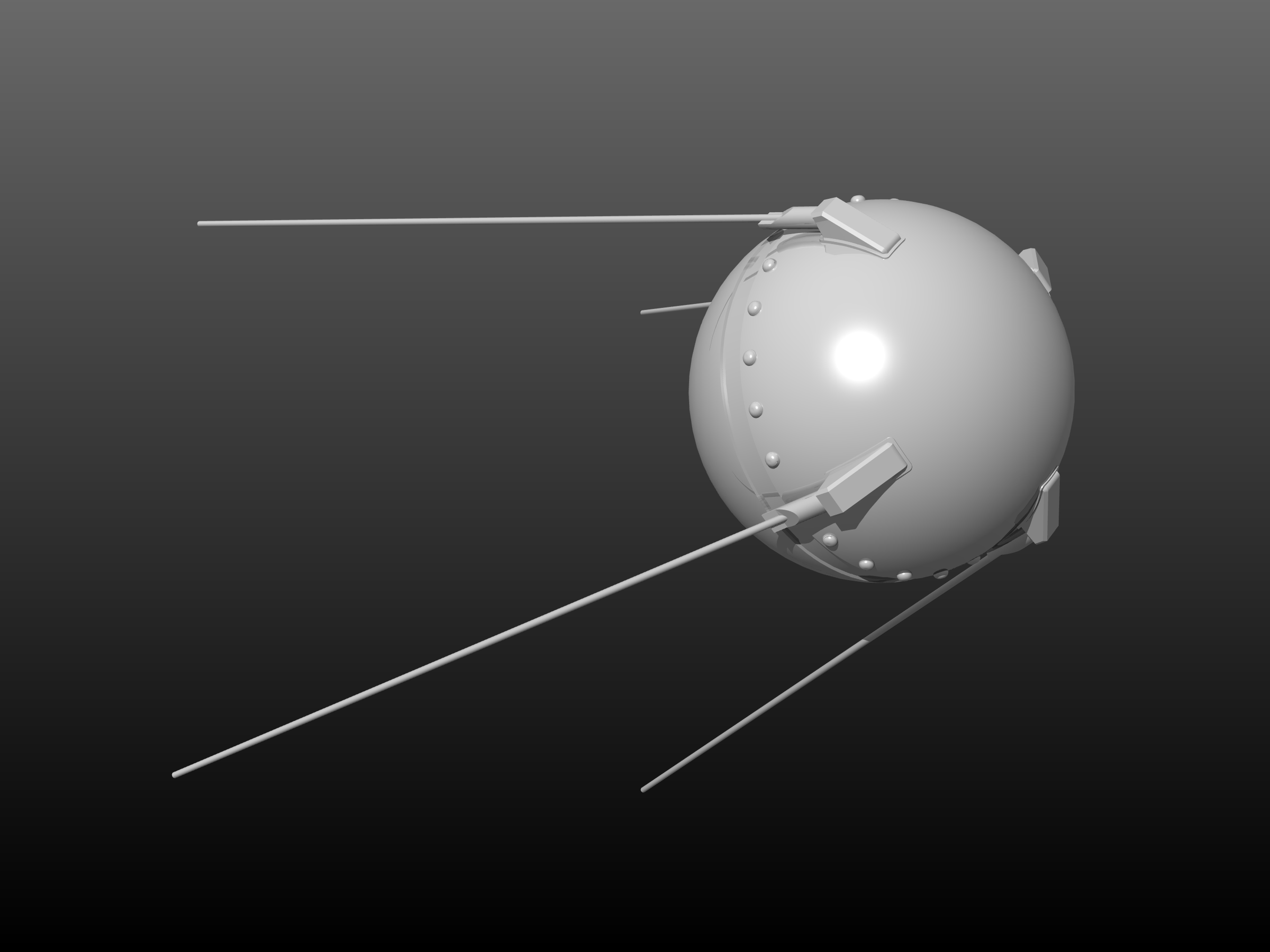 3D Printed Sputnik 1 Keychain : 5 Steps (with Pictures) - Instructables