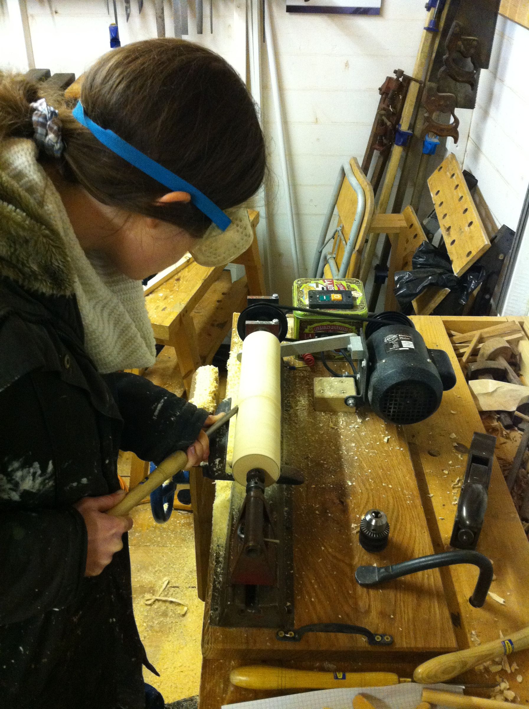 Modified Drill Powered Lathe : 8 Steps - Instructables