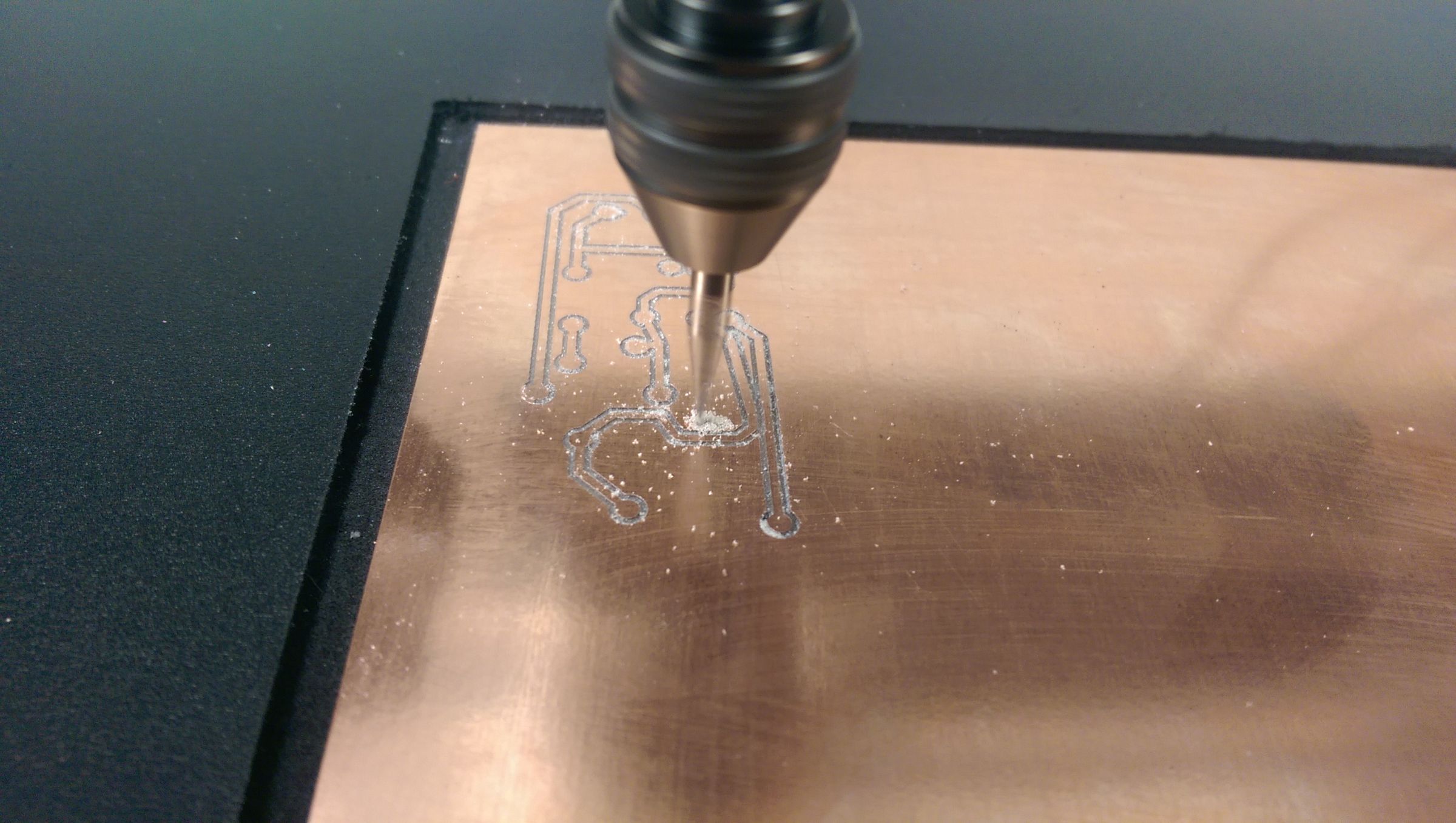 PCB Isolation Track Milling With MyDIYCNC Desktop CNC Machine : 7 Steps ...