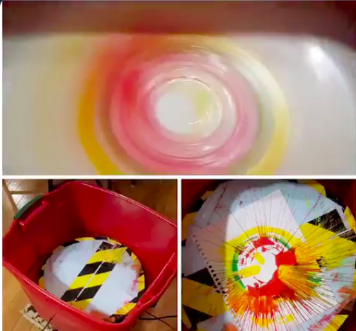 Spin Art Table From a Window Fan : 4 Steps - Instructables