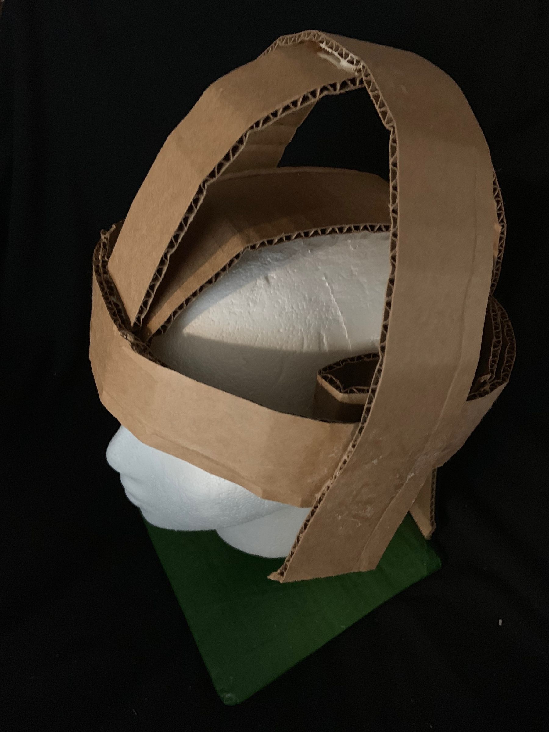 Cardboard Batman Samurai Helmet : 5 Steps (with Pictures) - Instructables