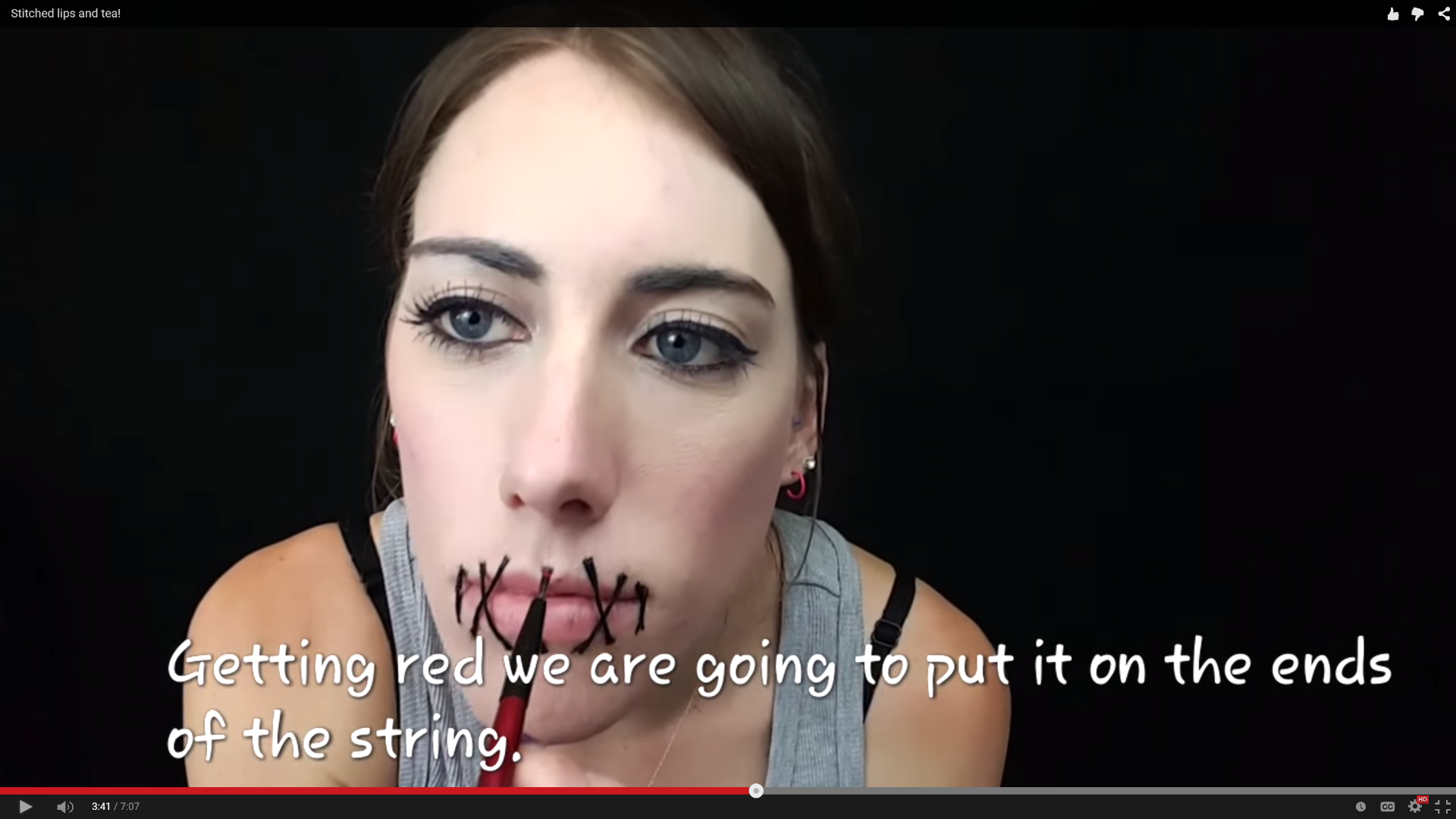 Stitched Up Lips - Sfxmakeup : 5 Steps (with Pictures) - Instructables