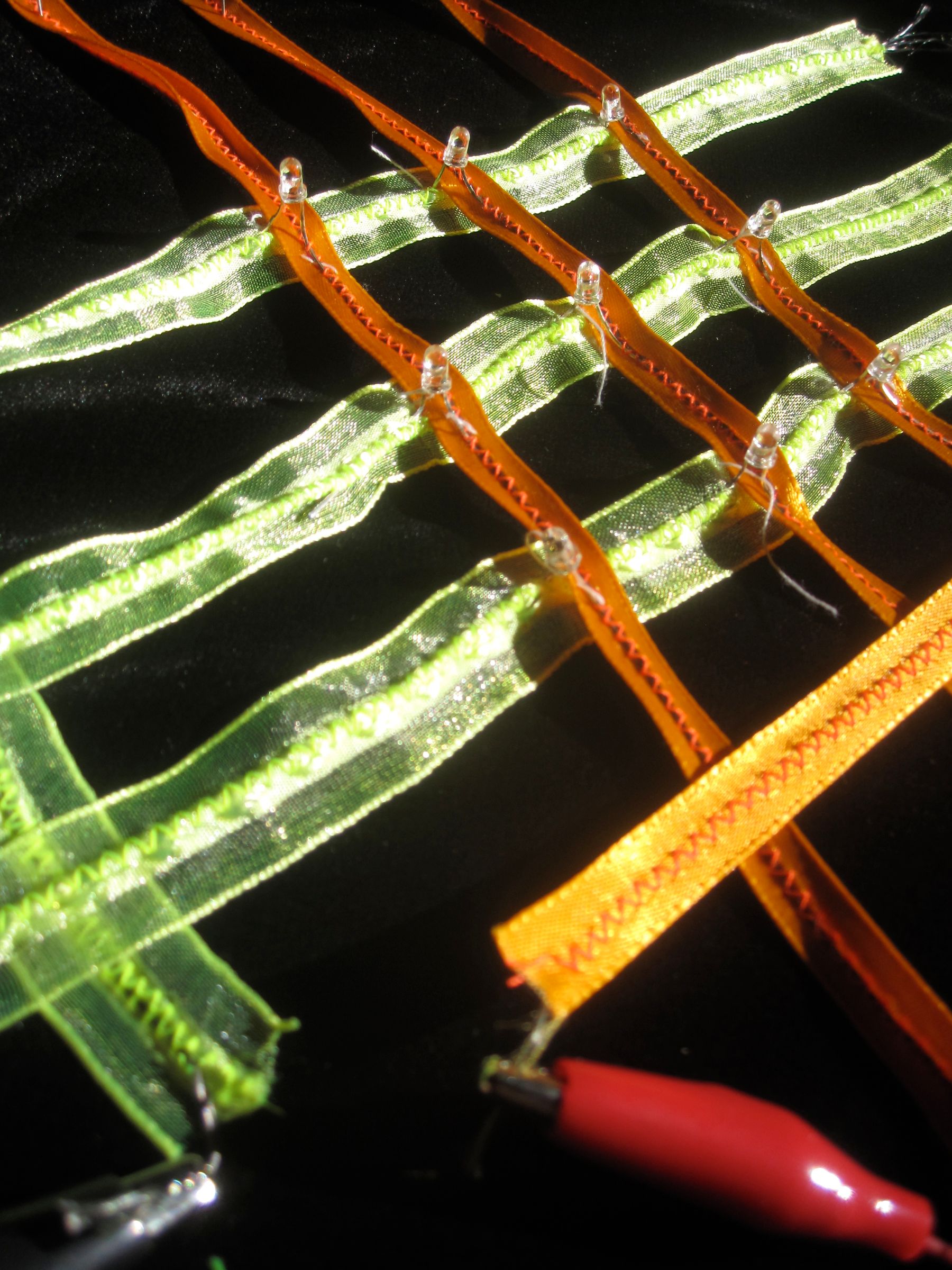 Flexible LED ETextile Ribbon Array : 6 Steps (with Pictures ...