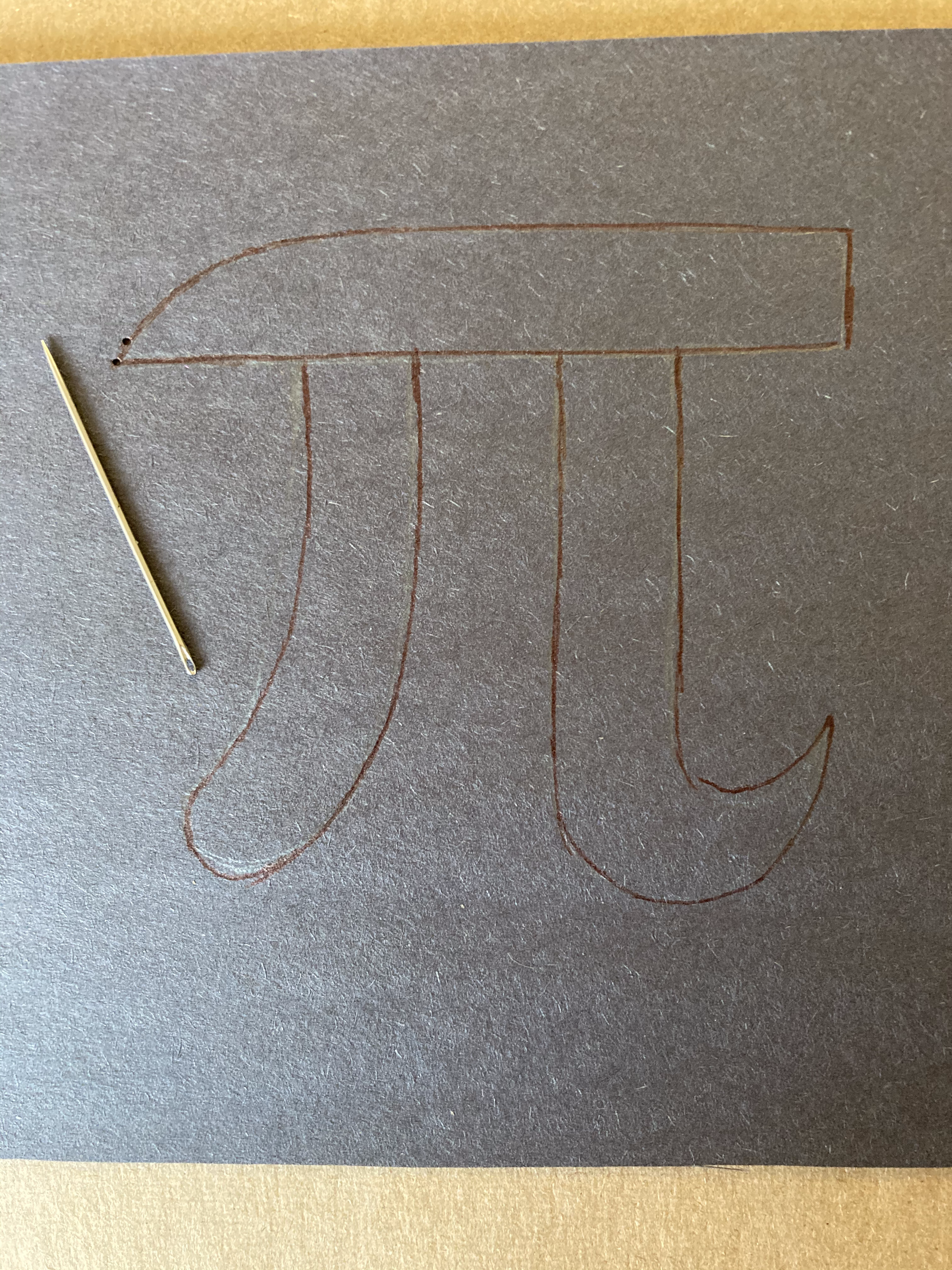 Pi Hand Embroidery on Paper : 9 Steps (with Pictures) - Instructables
