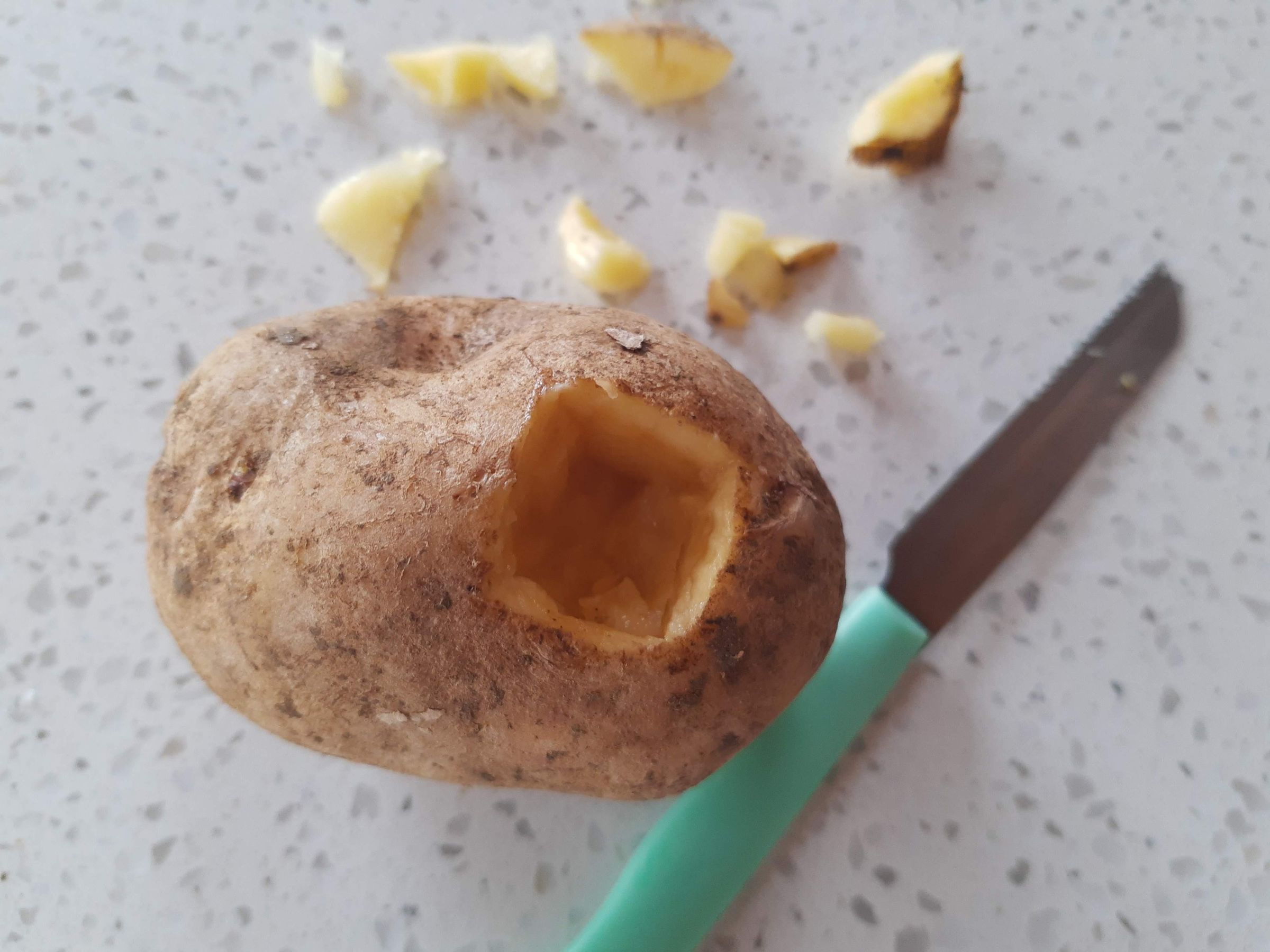 GLaDOS Potato Replica (with Lights) : 5 Steps (with Pictures ...