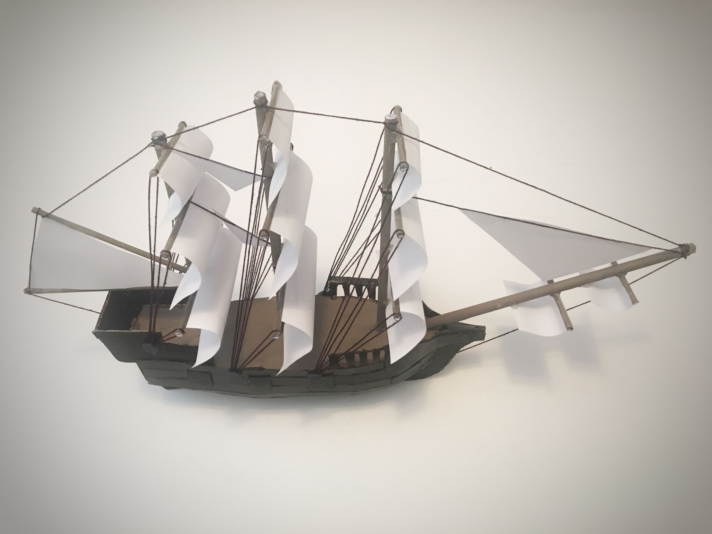 Model Ship From Paper and Cardboard : 15 Steps (with Pictures ...