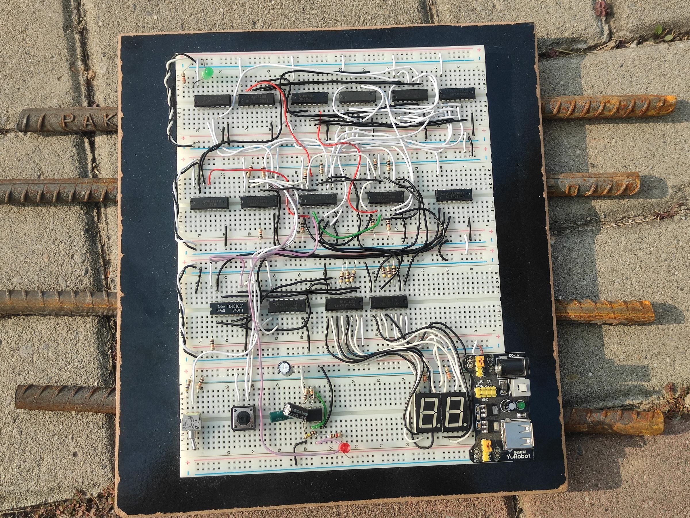 2-Digit Up and Down ODD Numbers Counter From 0 to 99 [Digital Logic ...