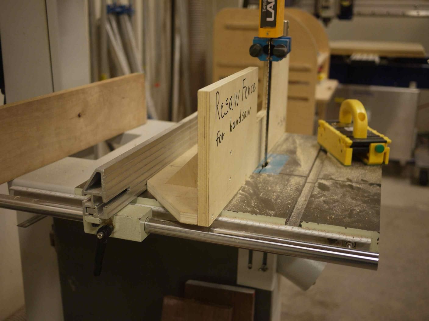 Tall Bandsaw Resaw Fence - Made at Techshop : 5 Steps - Instructables