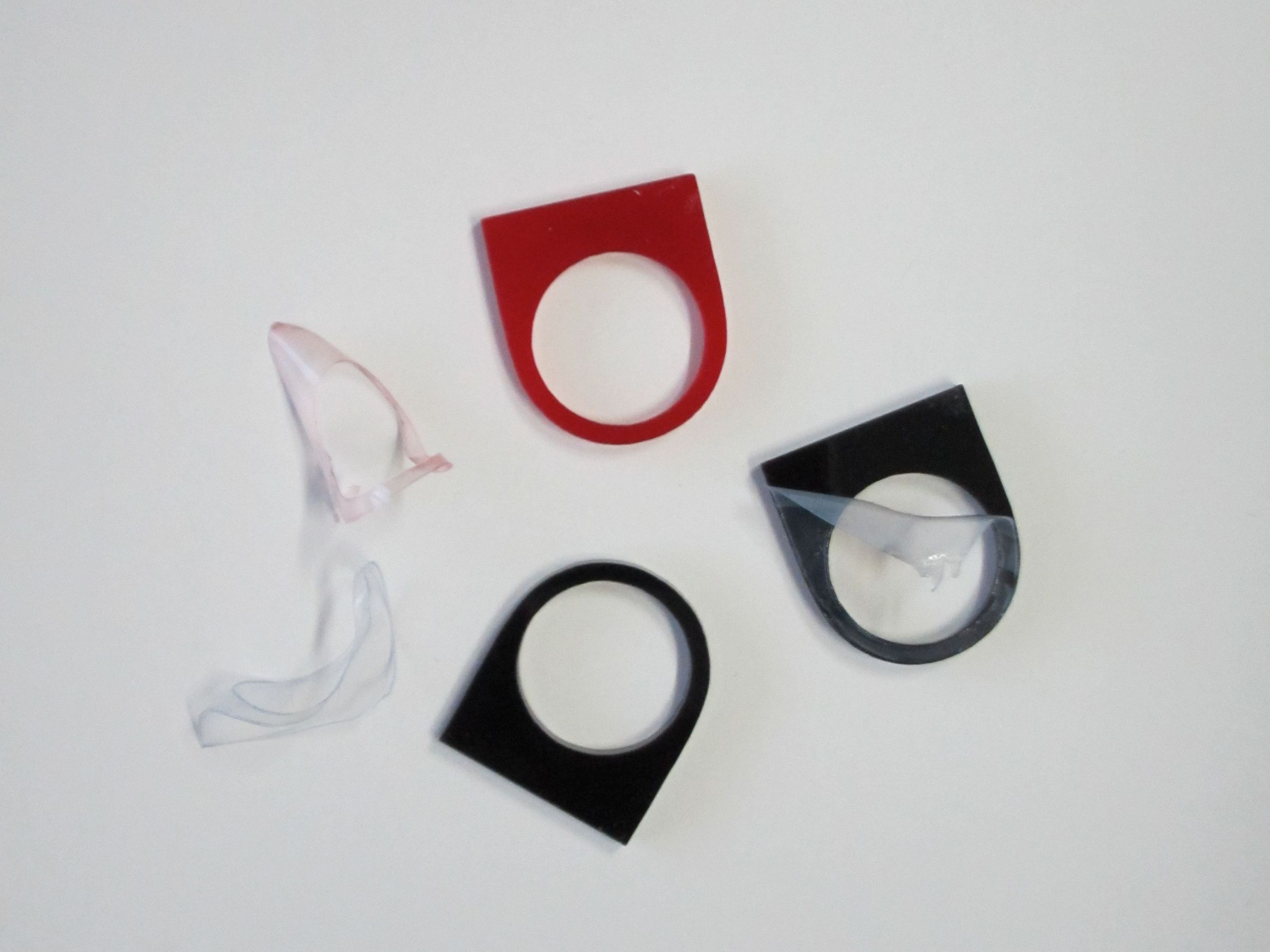 Laser Cut Jewelry: Layered Acrylic Rings : 4 Steps (with Pictures ...