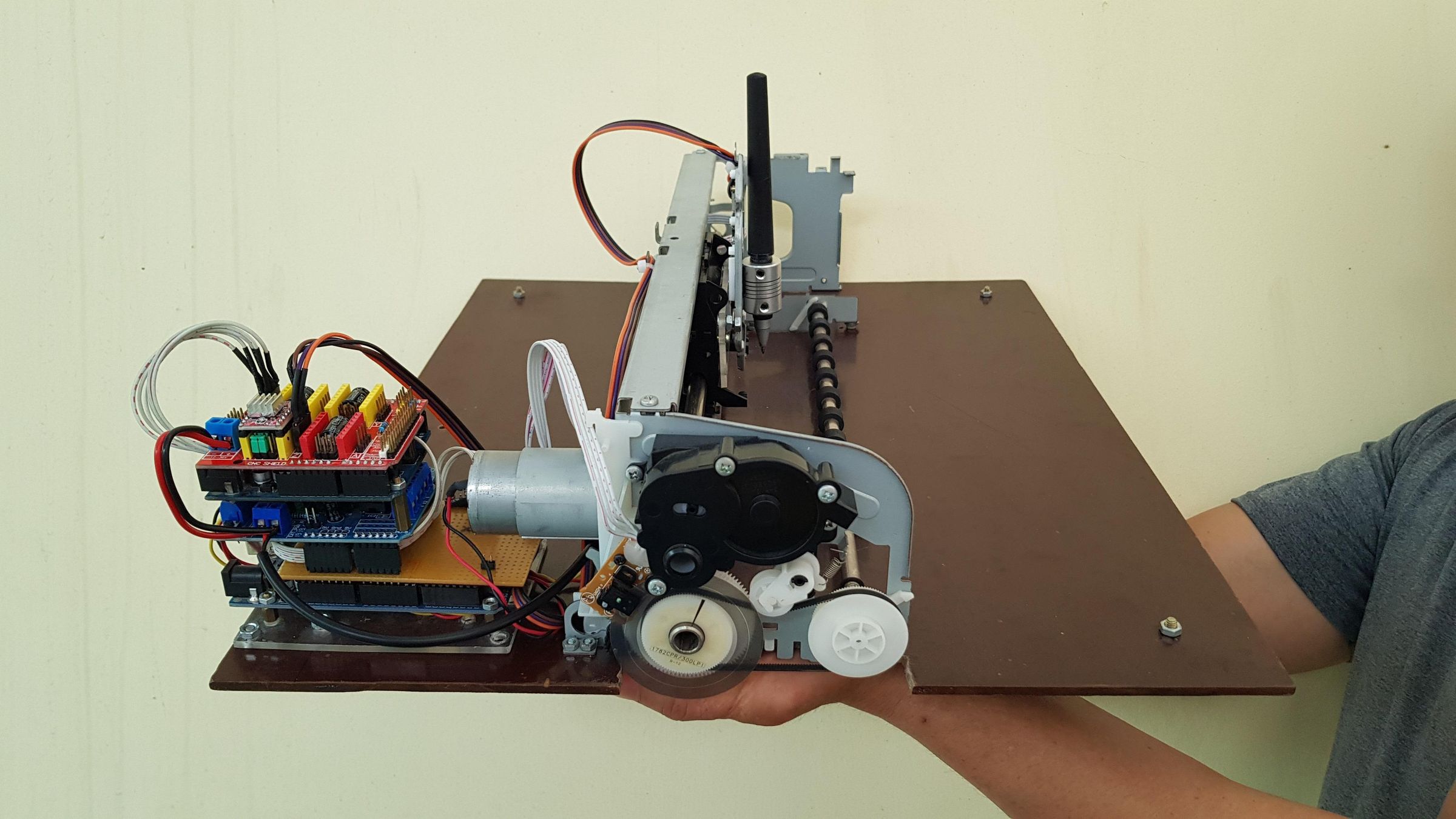 3 AXIS CNC PLOTTER FROM DC MOTORS AND OPTICAL ENCODERS : 15 Steps (with ...