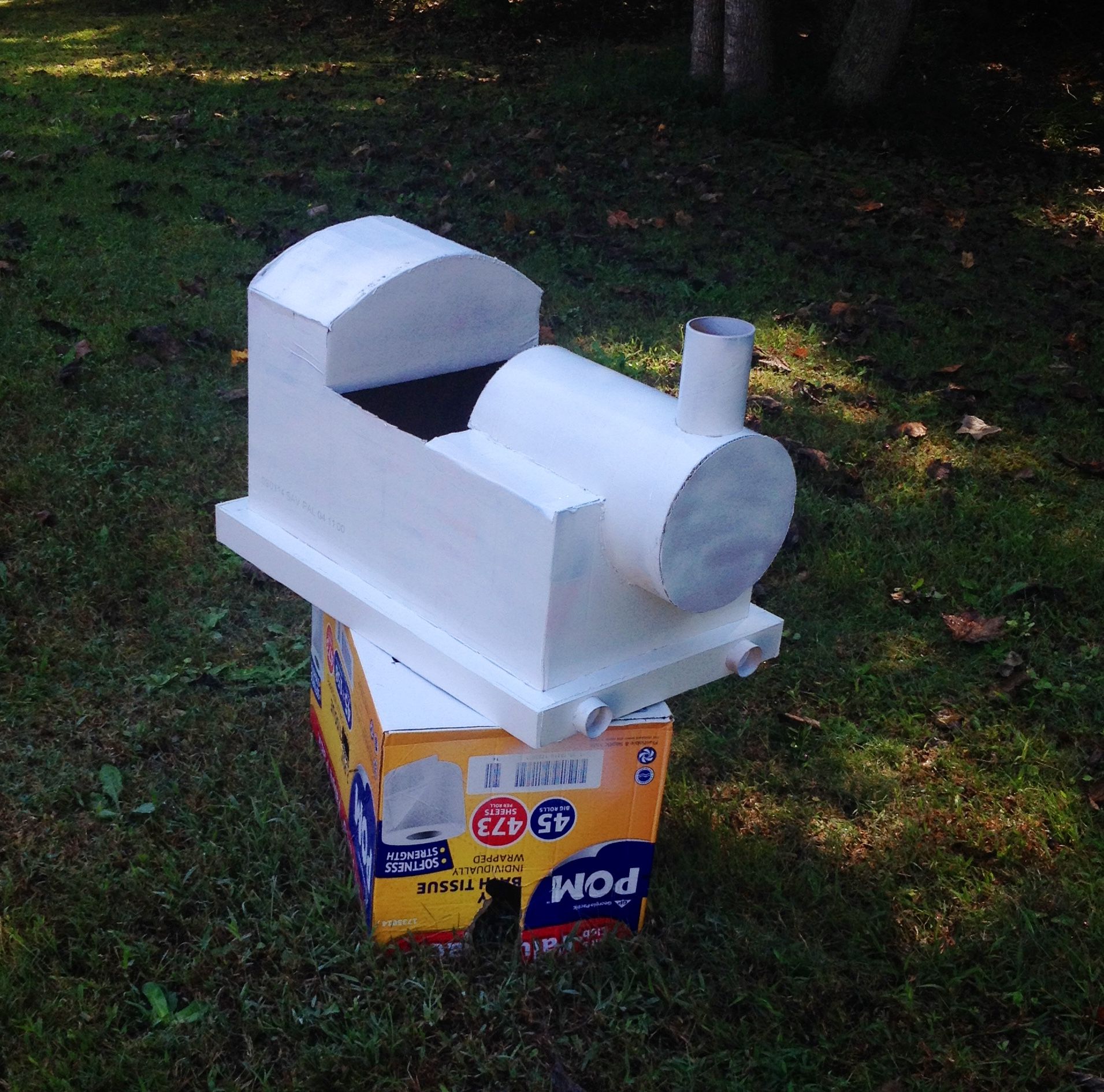 Thomas Train Costume Cardboard Box