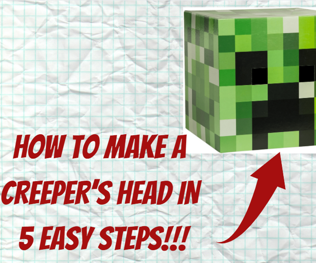 Minecraft Creeper Face Template