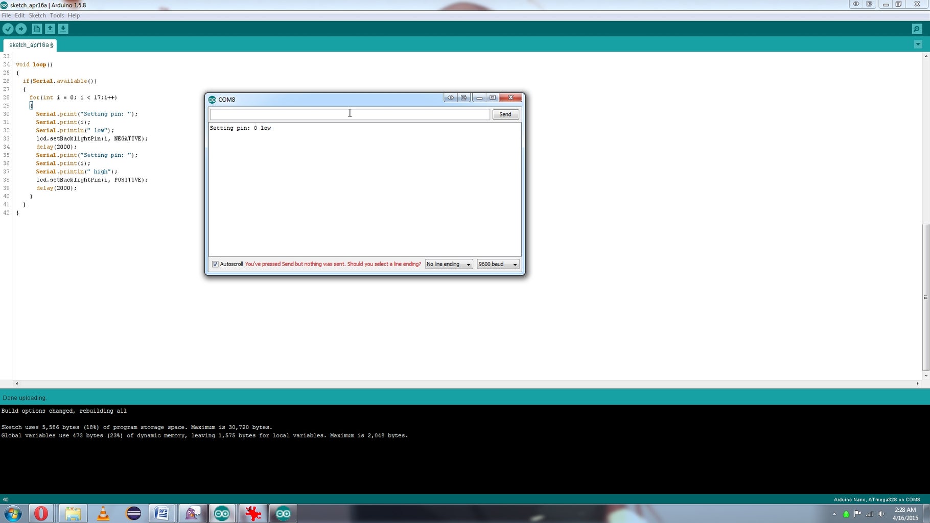 Arduino I2c Display Pin Debugging Instructables