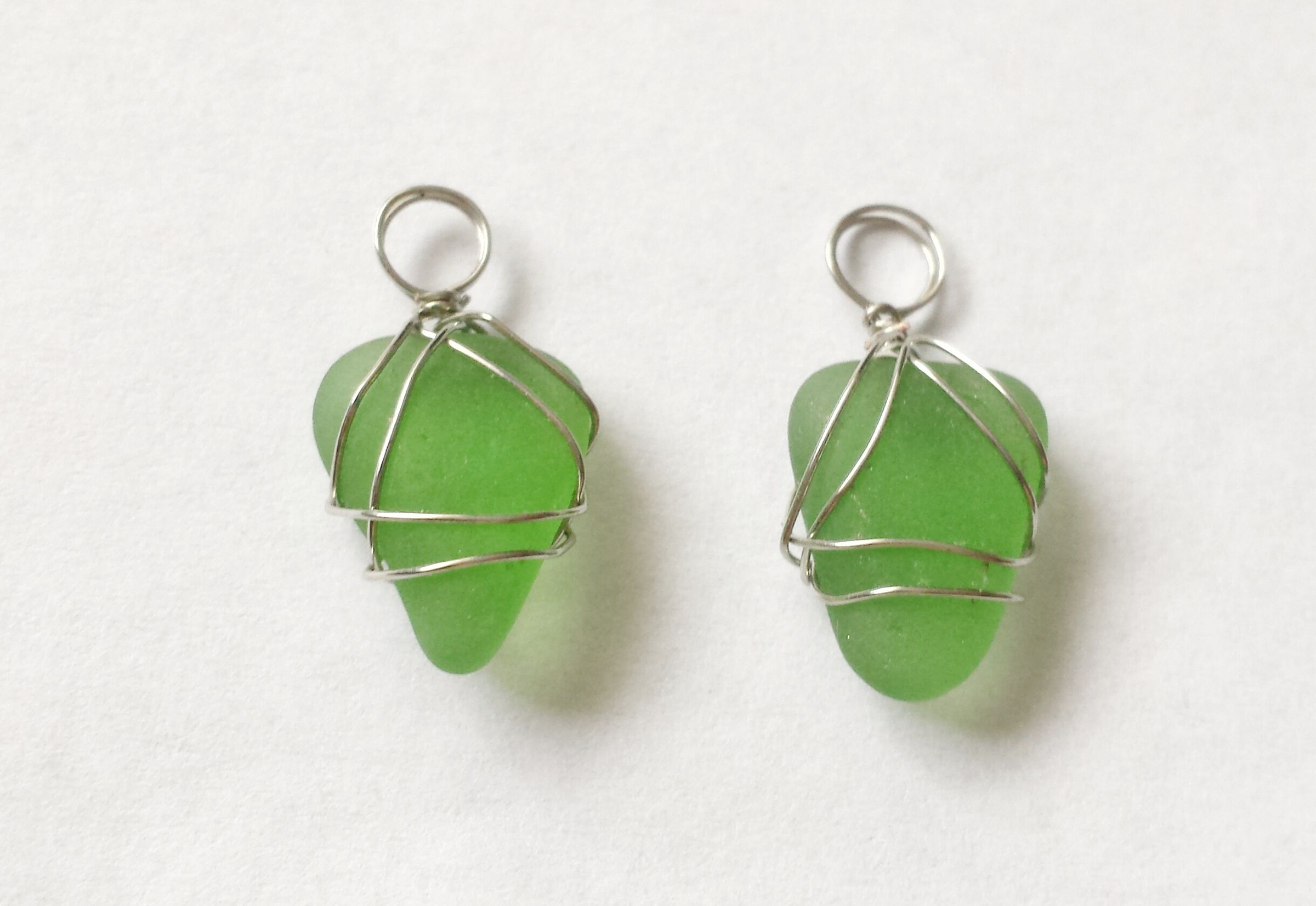 Woven Wire Sea Glass Earrings : 6 Steps (with Pictures) - Instructables