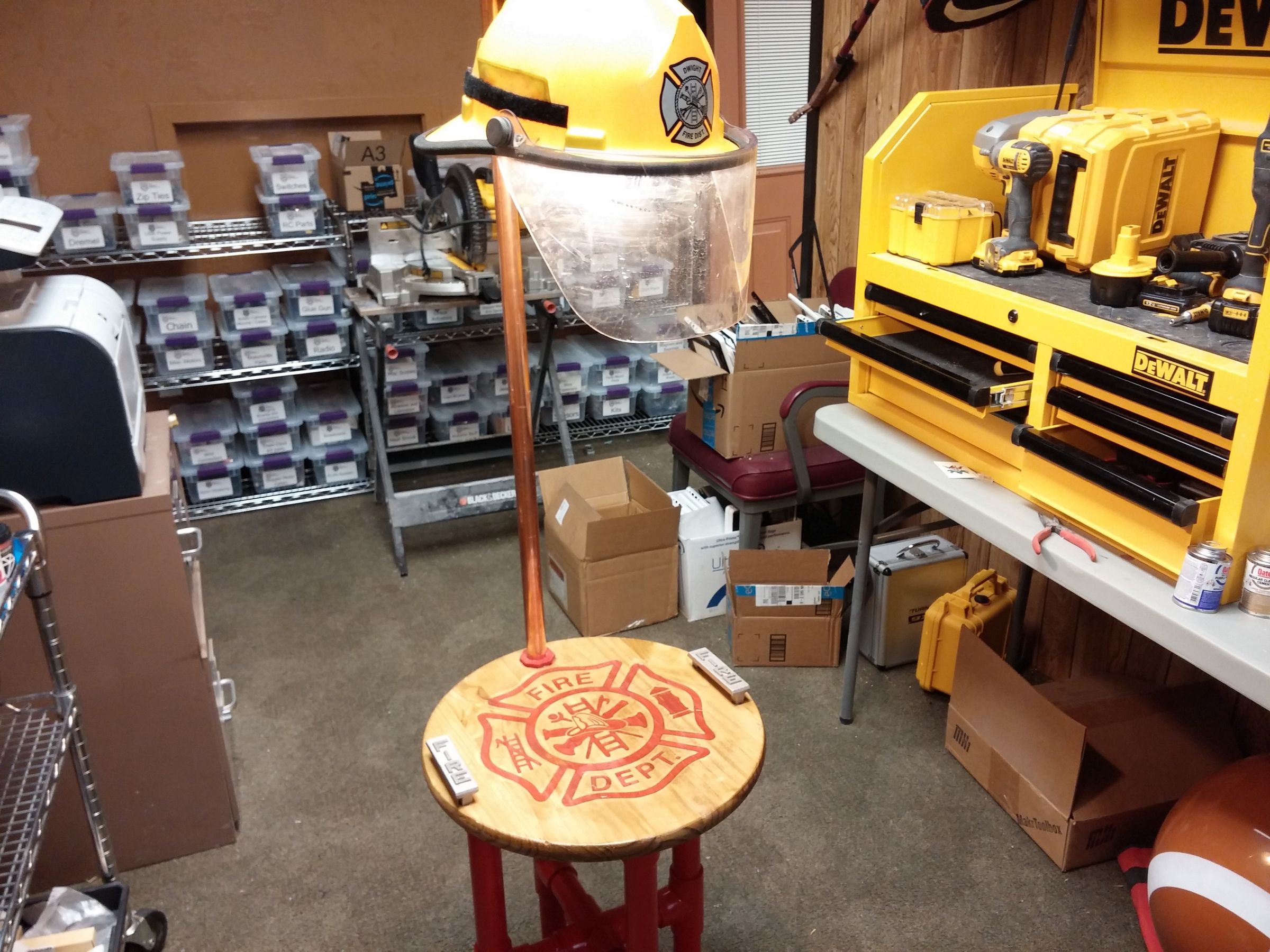 Firefighter Table and Lamp : 9 Steps (with Pictures) - Instructables