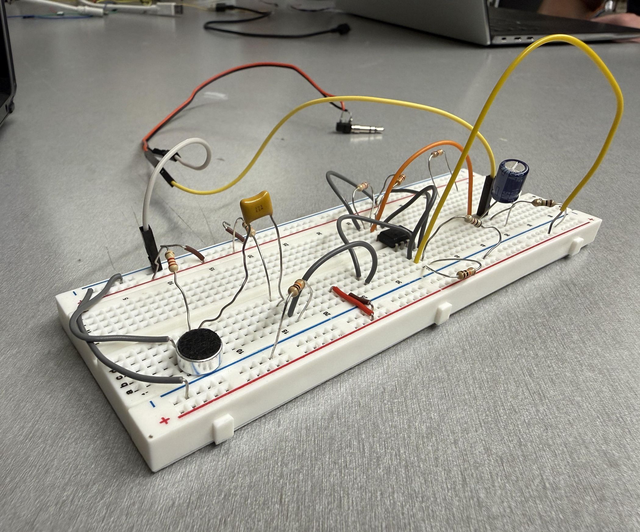 Analog Microphone Breadboard Ciruit : 6 Steps - Instructables