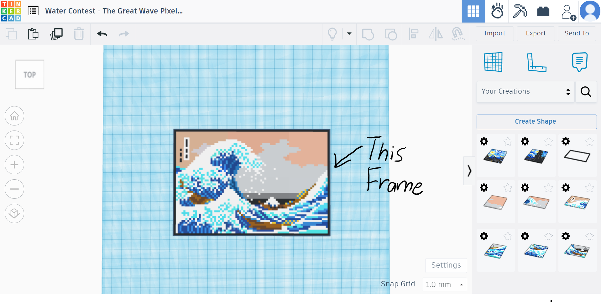 The Great Wave Pixel Painting : 3 Steps - Instructables