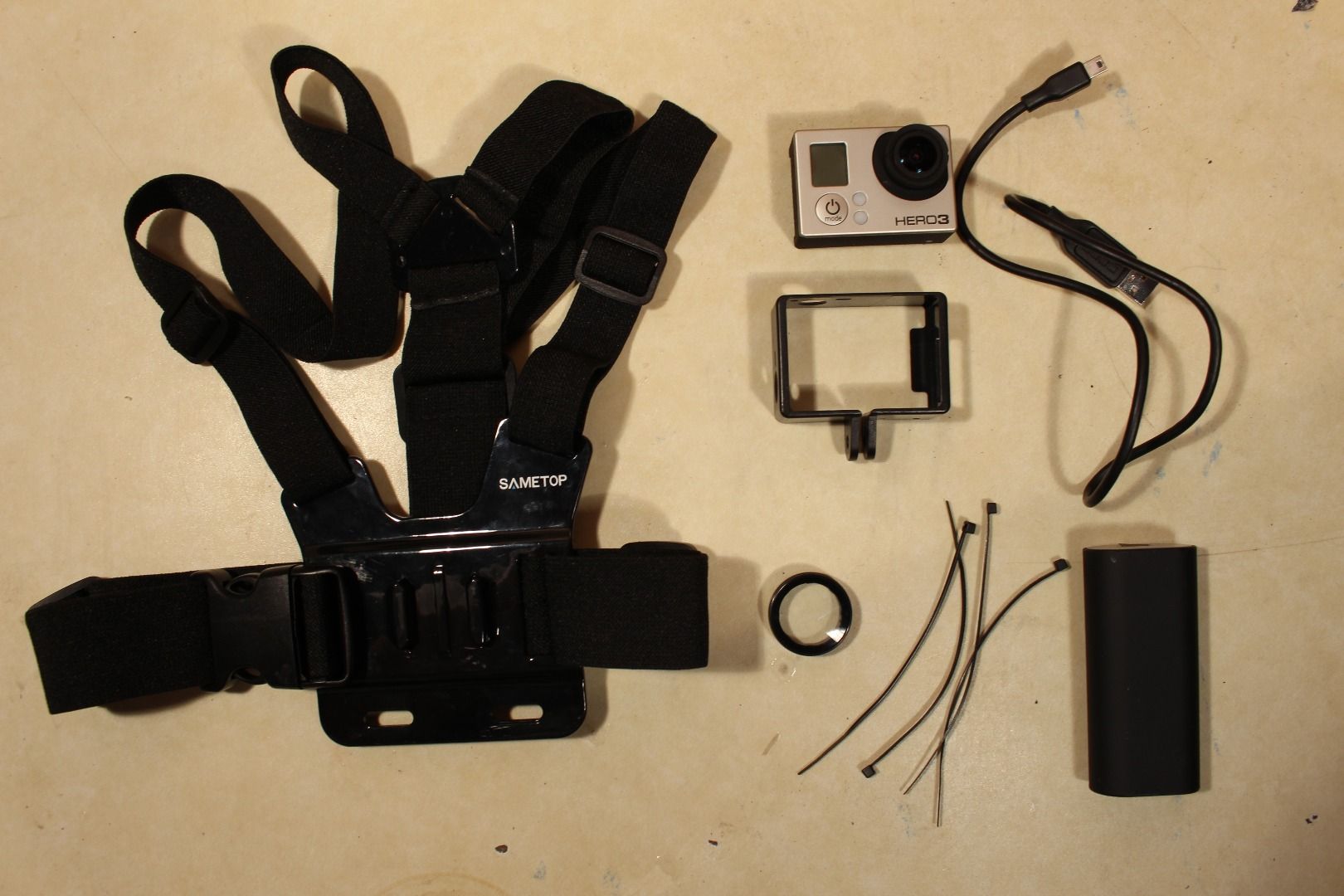 DIY GoPro Battery Chest Mount. : 3 Steps - Instructables