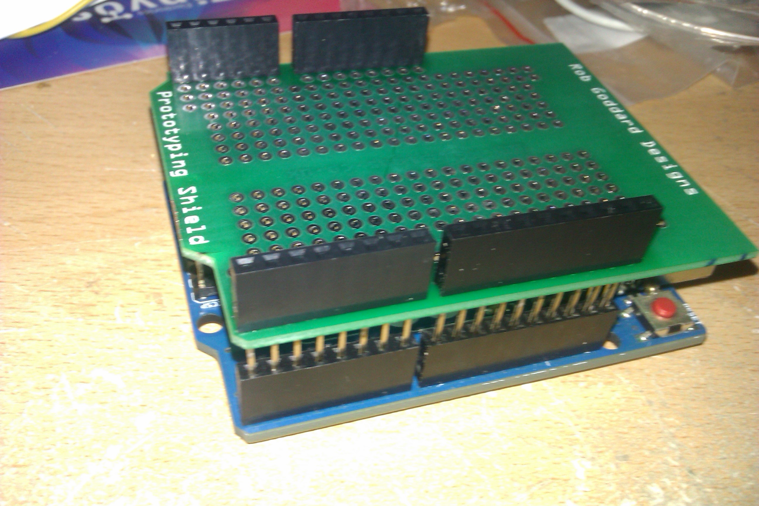 Prototyping Shield Kit for Arduino Uno R3 by Rob Goddard Designs : 4 ...