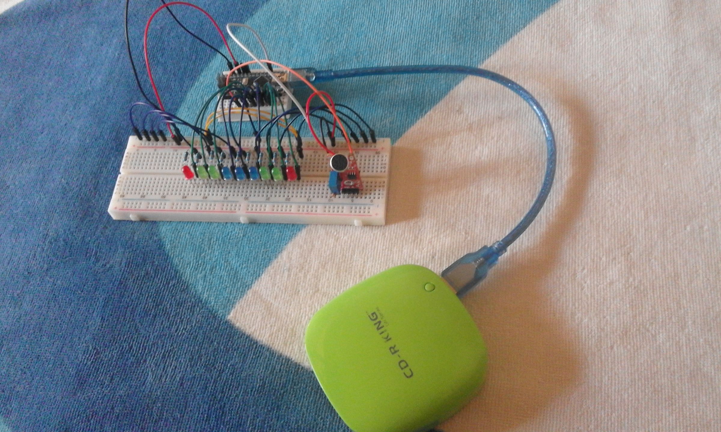 Waren's L.E.D Music Visualizer : 16 Steps (with Pictures) - Instructables