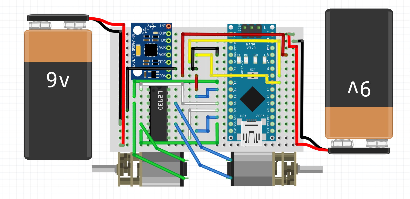 The Breadboarded Self Balancing Robot : 18 Steps (with Pictures ...