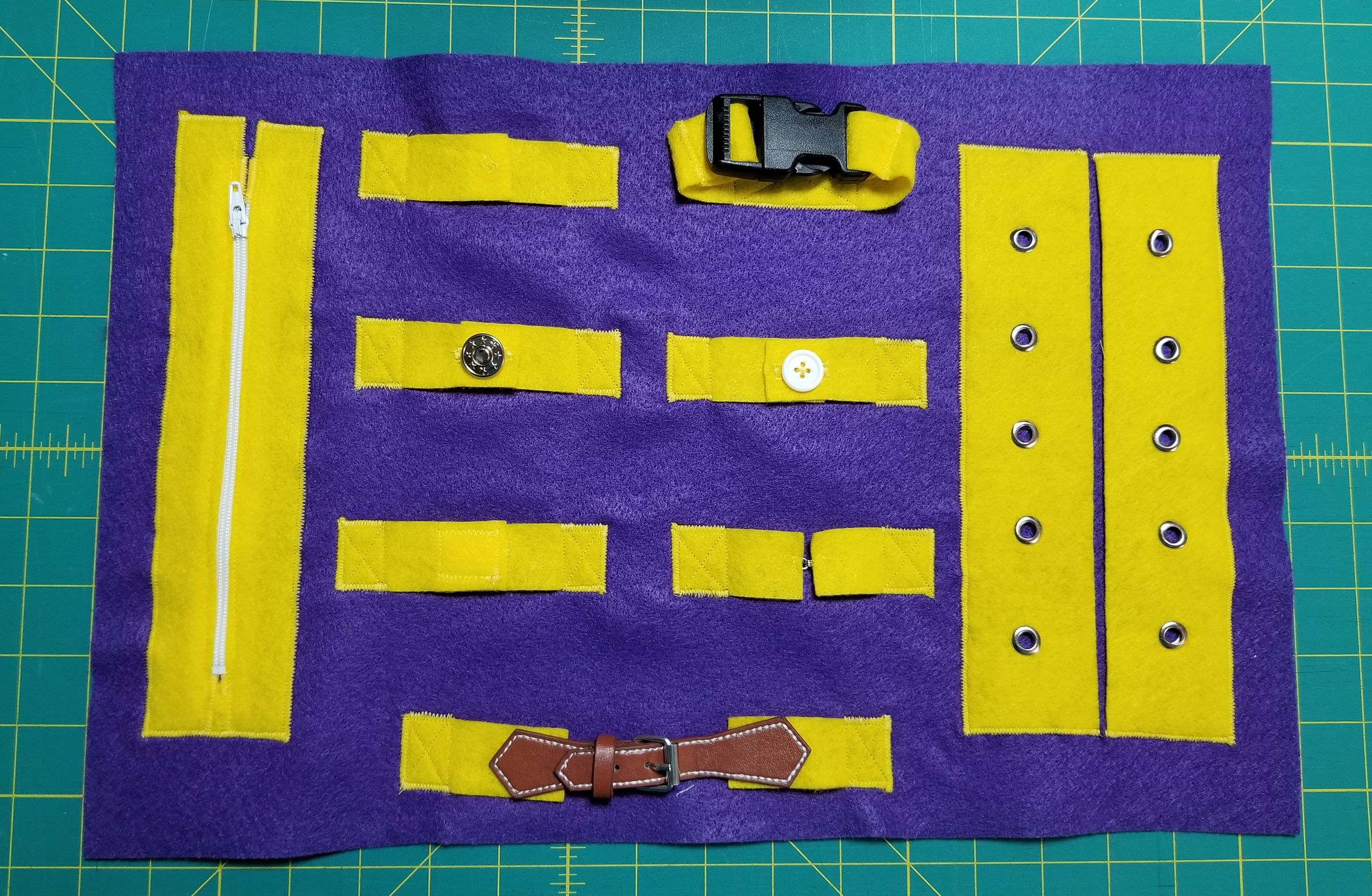 Montessori-Inspired Soft Busy Board : 20 Steps (with Pictures ...