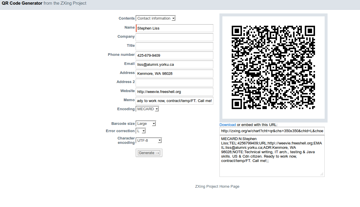 Nerdy Business Card With Three QR Codes : 5 Steps - Instructables