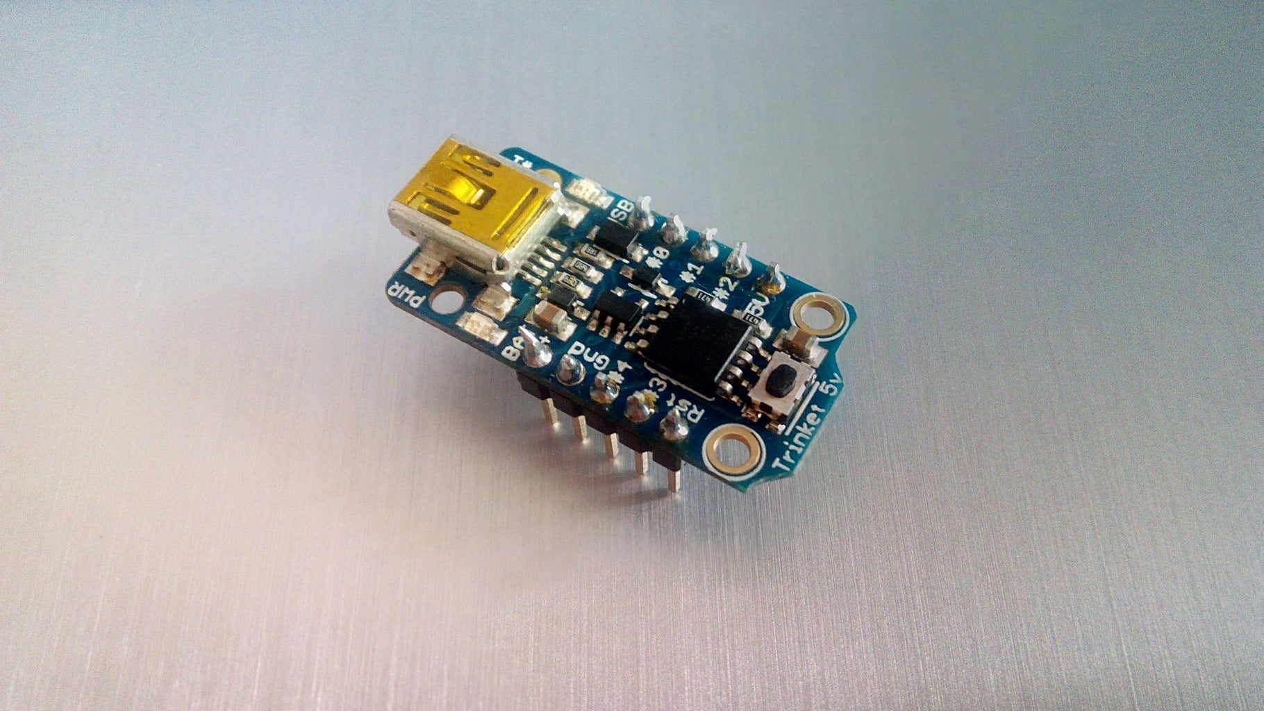 How To Use The Adafruit Trinket Board Arduino Tutorial 4 Steps Instructables