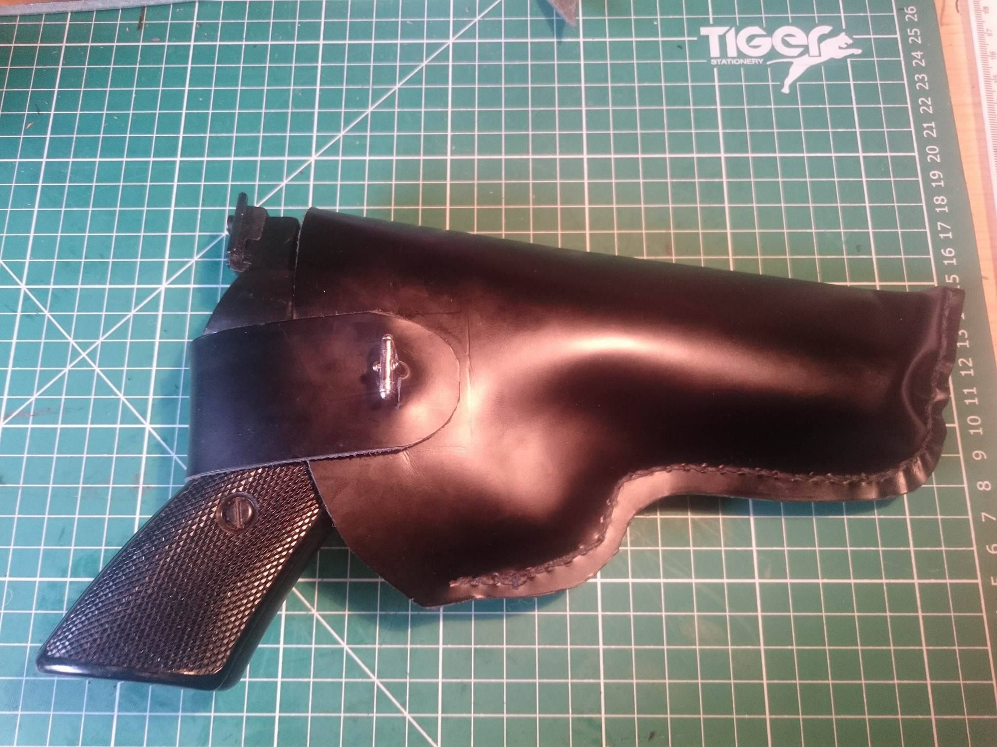 Making a Cheap Leather Holster : 7 Steps - Instructables