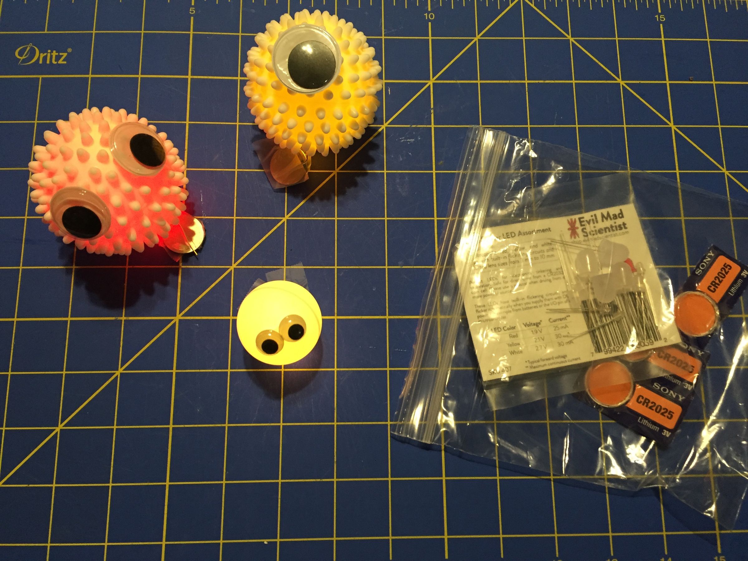 LED Throwie Light Up Creature Friends (with Pictures) - Instructables