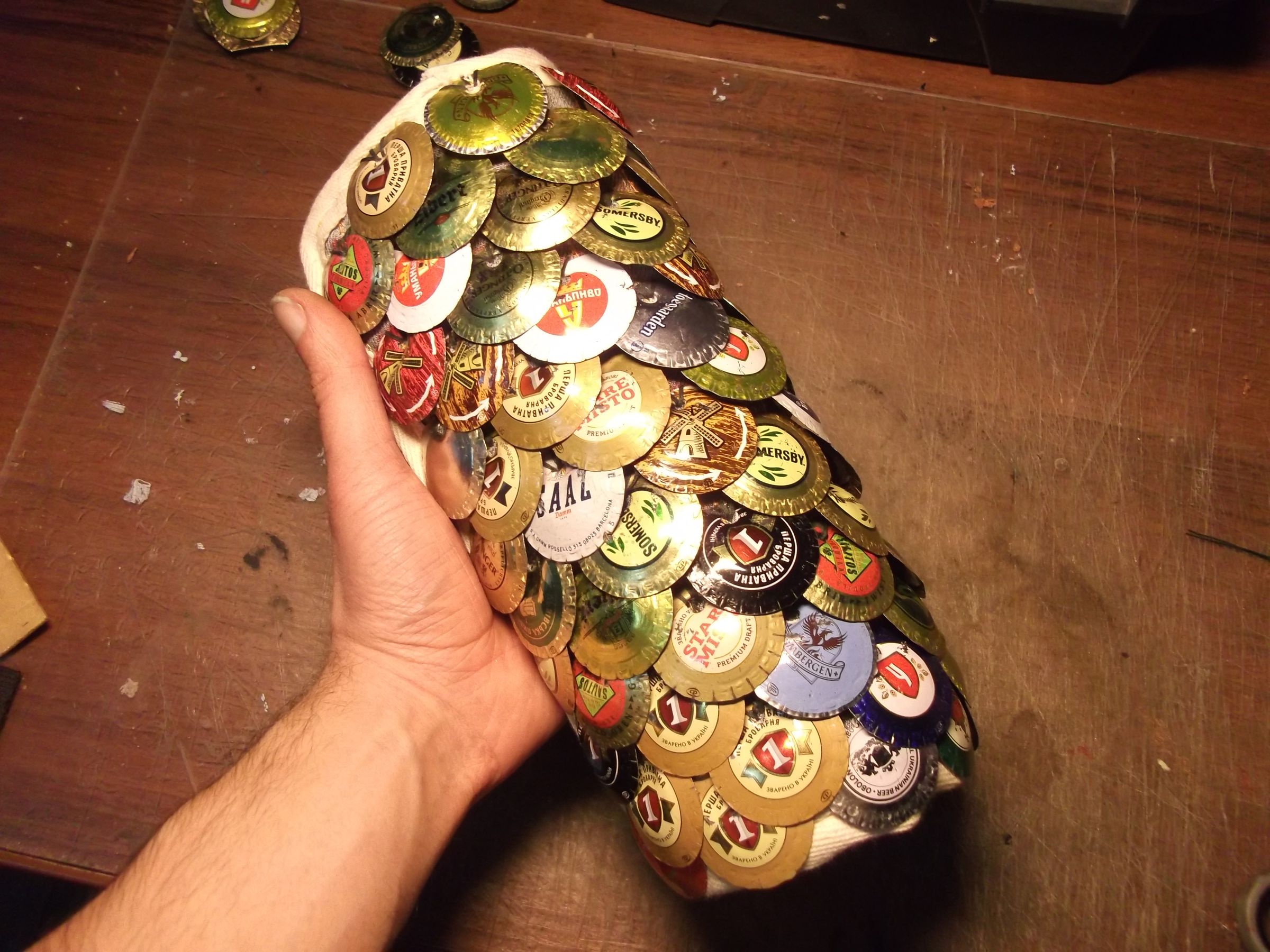 How to Make Scale Armor From Bottle Caps (Updated) : 8 Steps (with ...