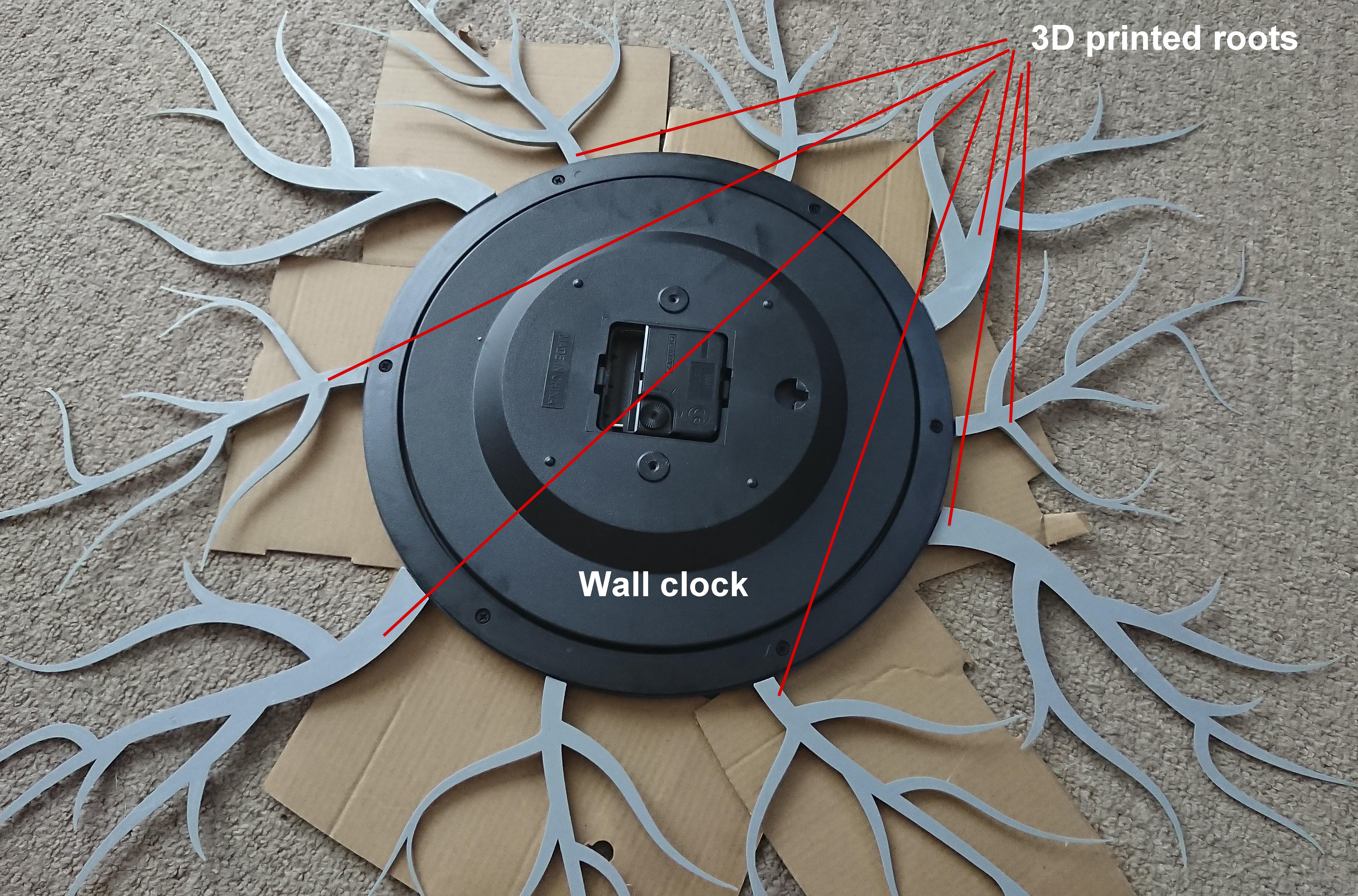 Organic Root Clock : 7 Steps (with Pictures) - Instructables