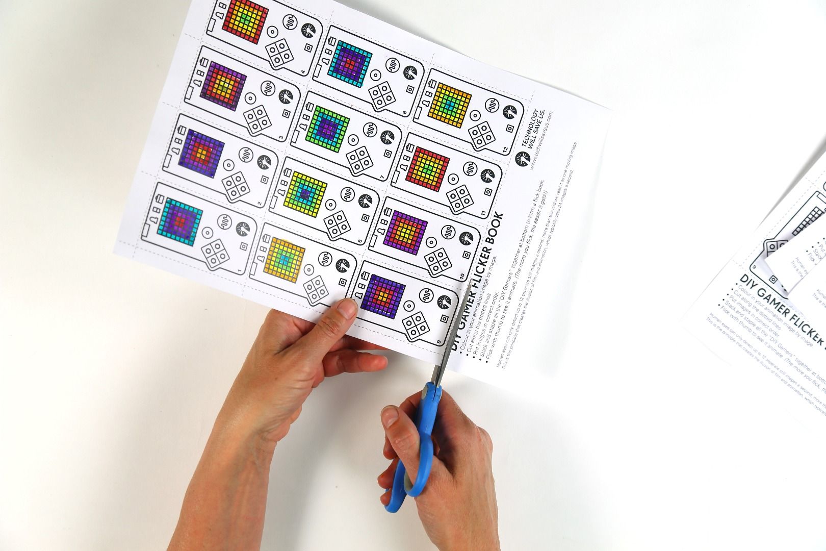 DIY Gamer Flicker Book : 8 Steps (with Pictures) - Instructables