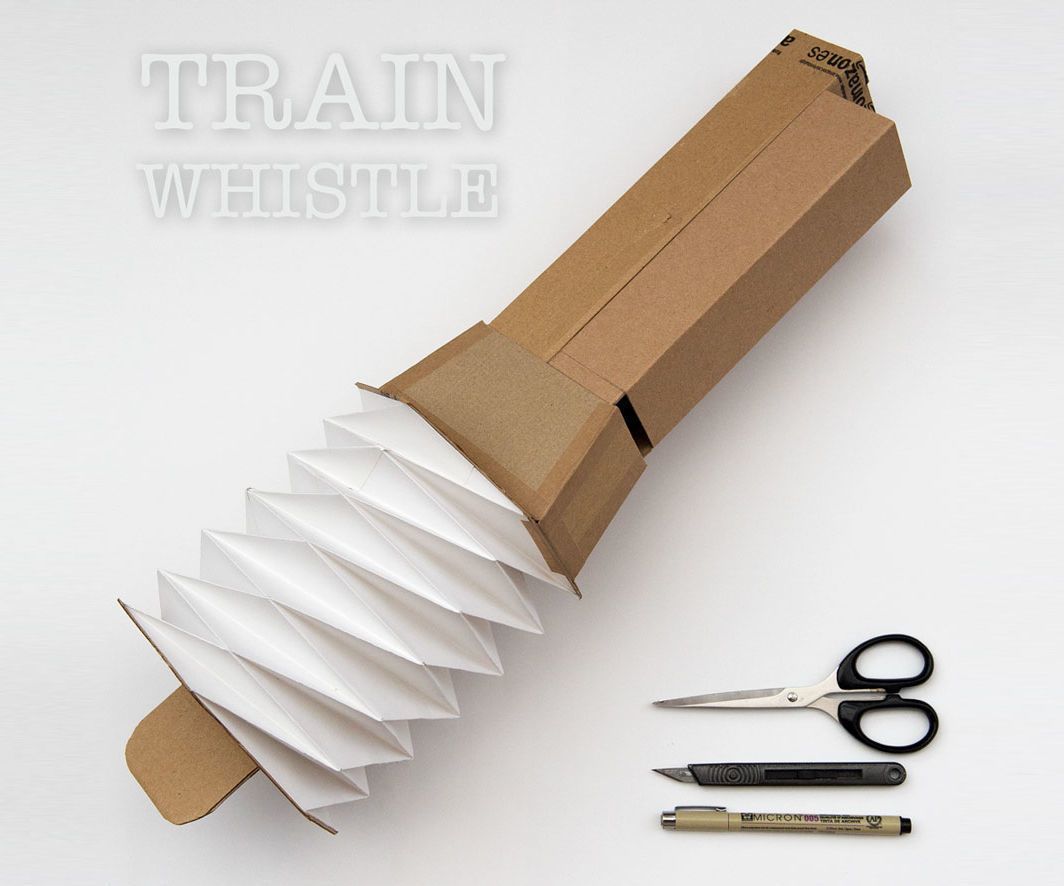 Train Whistle From Corrugated Card : 22 Steps (with Pictures ...