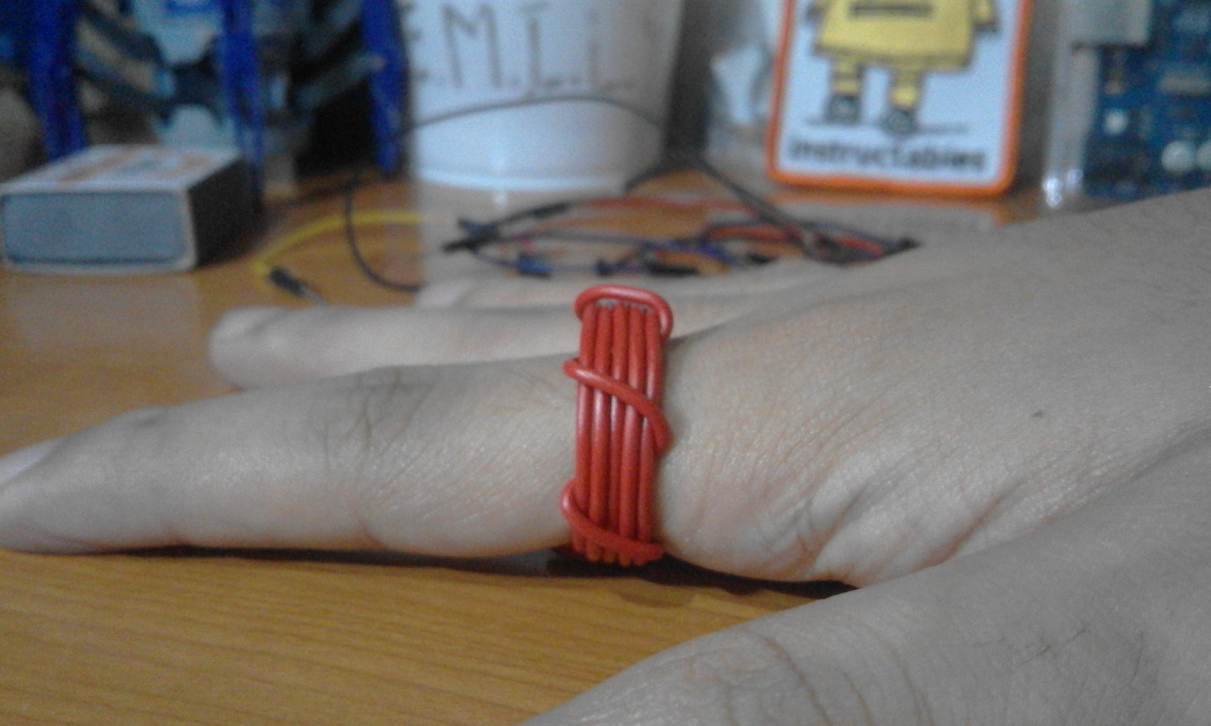 Make a Ring Using Insulated Solid Copper Wire : 4 Steps (with Pictures ...