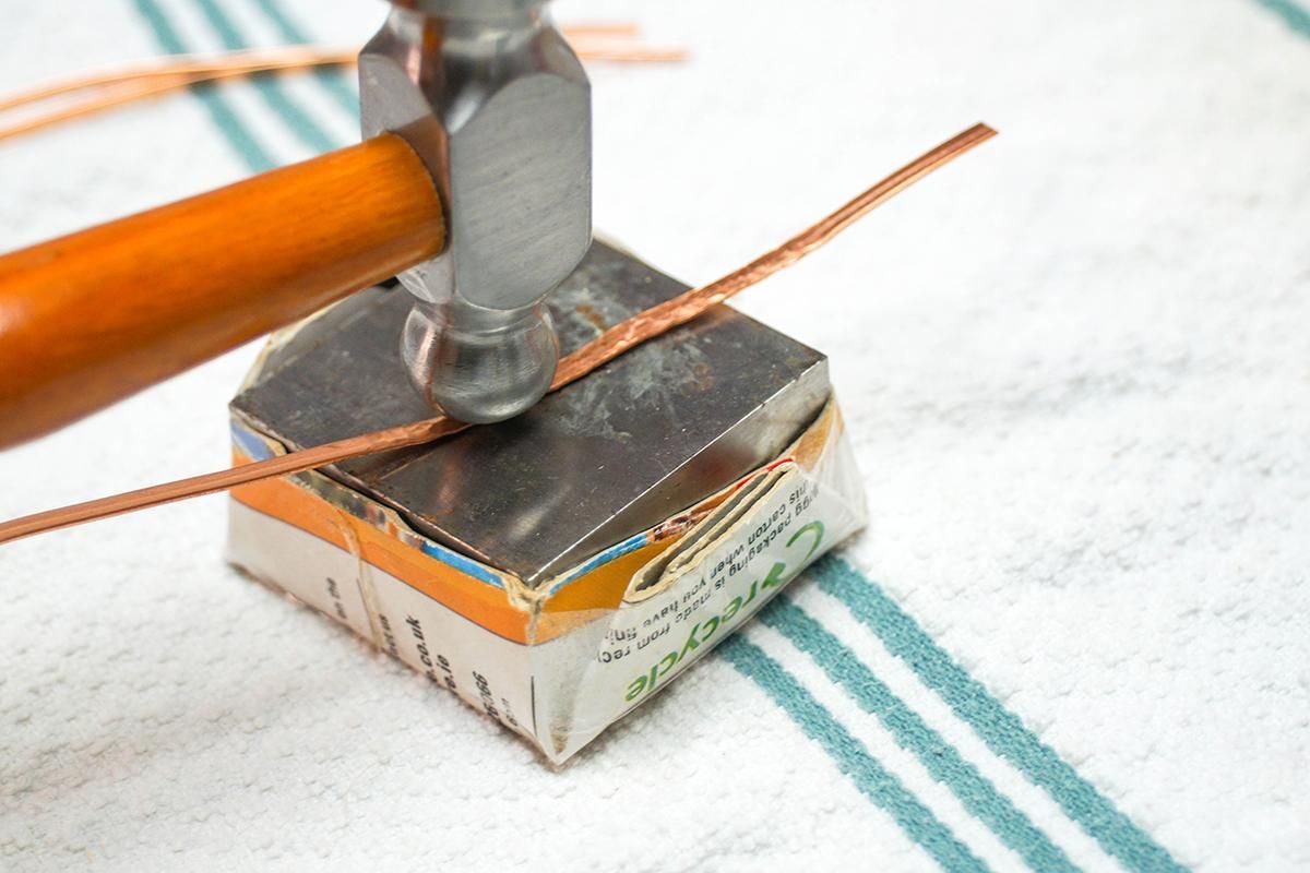 DIY Woven CANE & COPPER Art | Wall Decor Project : 8 Steps (with ...