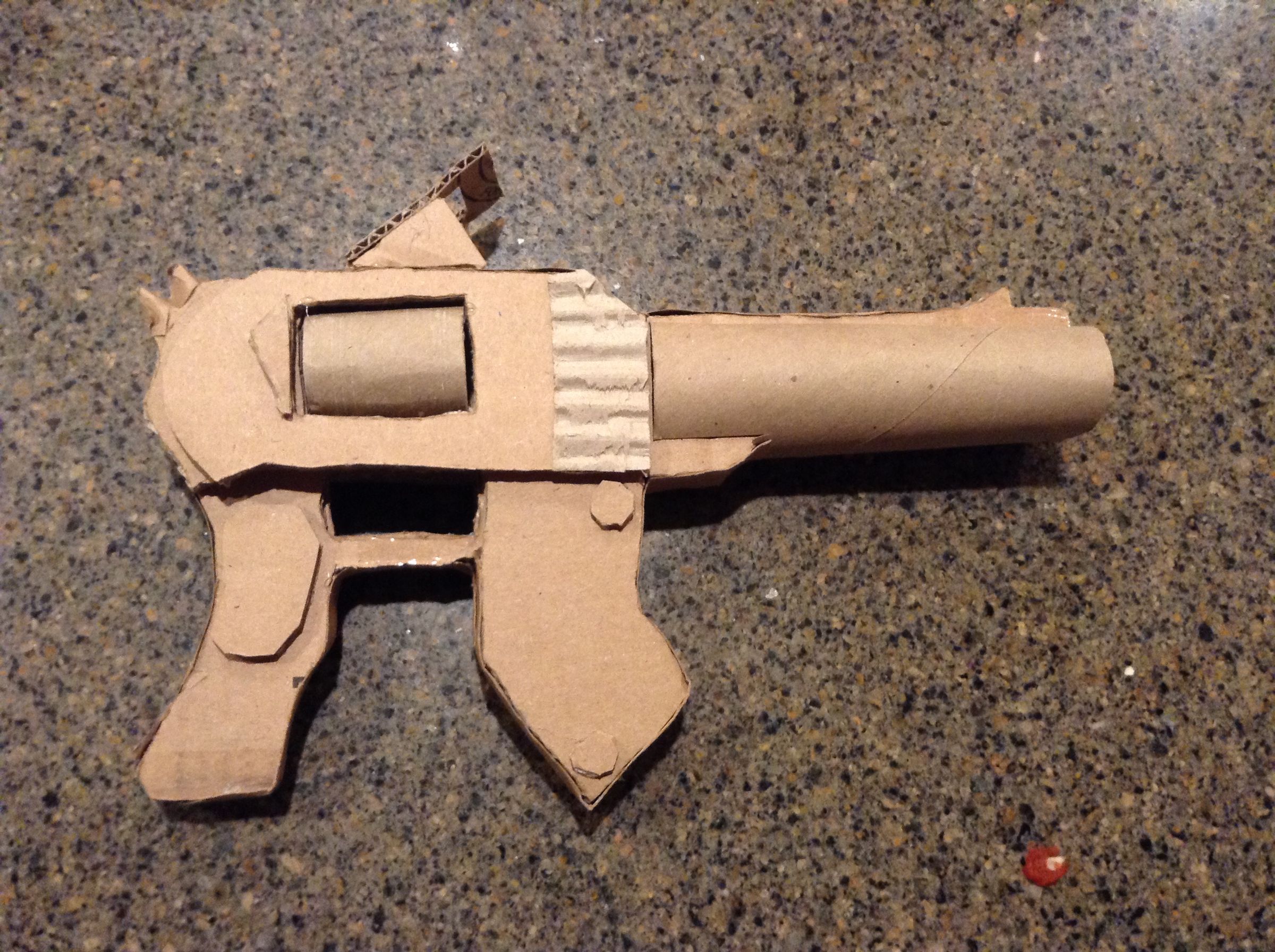 3D Cardboard Gun Model : 10 Steps (with Pictures) - Instructables
