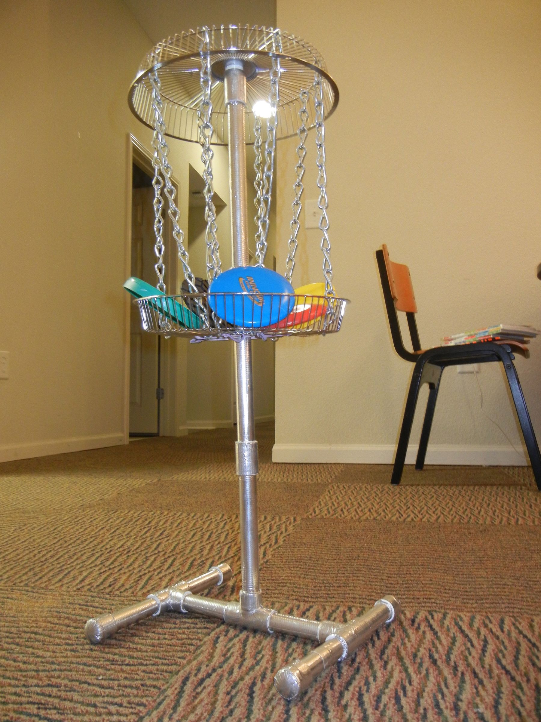Portable Mini Disc Golf Basket : 5 Steps (with Pictures) - Instructables