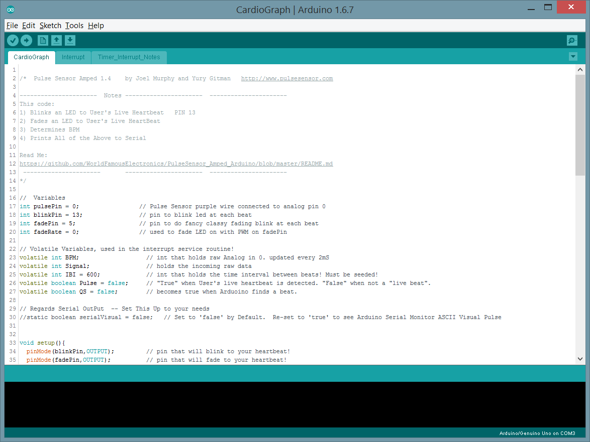 Arduino Pulse Sensor Cardio Graph : 3 Steps (with Pictures) - Instructables