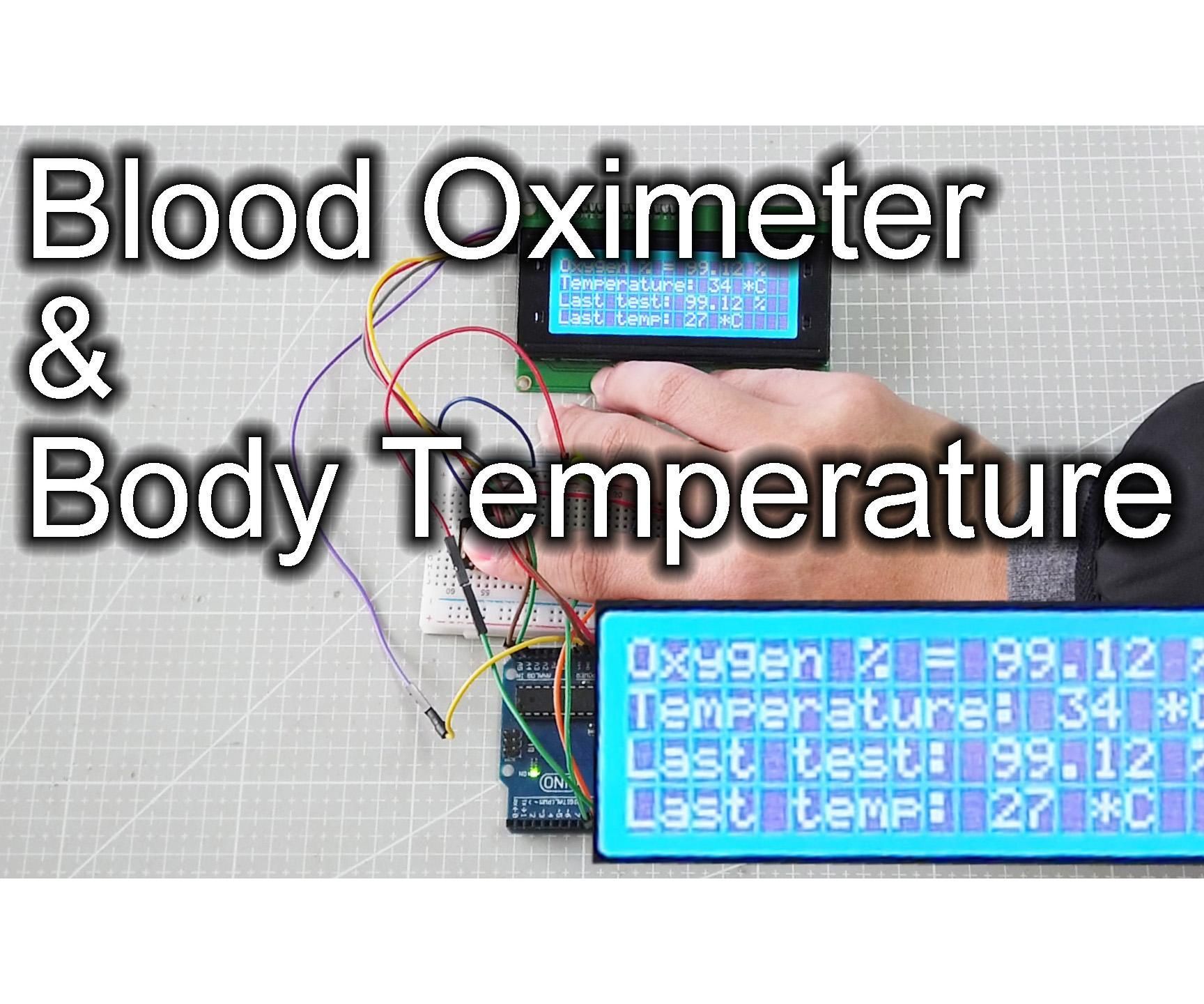How to Make Blood Oxygen & Body Temperature Measurement With MAX30102 ...