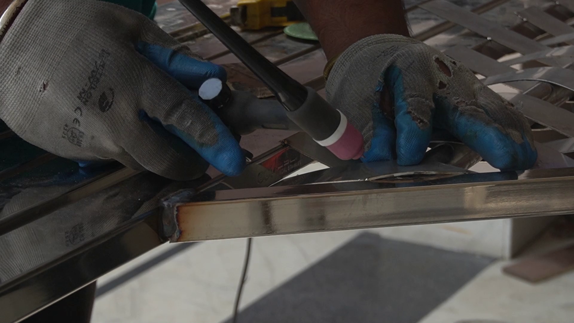 Stainless Steel Gate for Workshop : 15 Steps (with Pictures ...