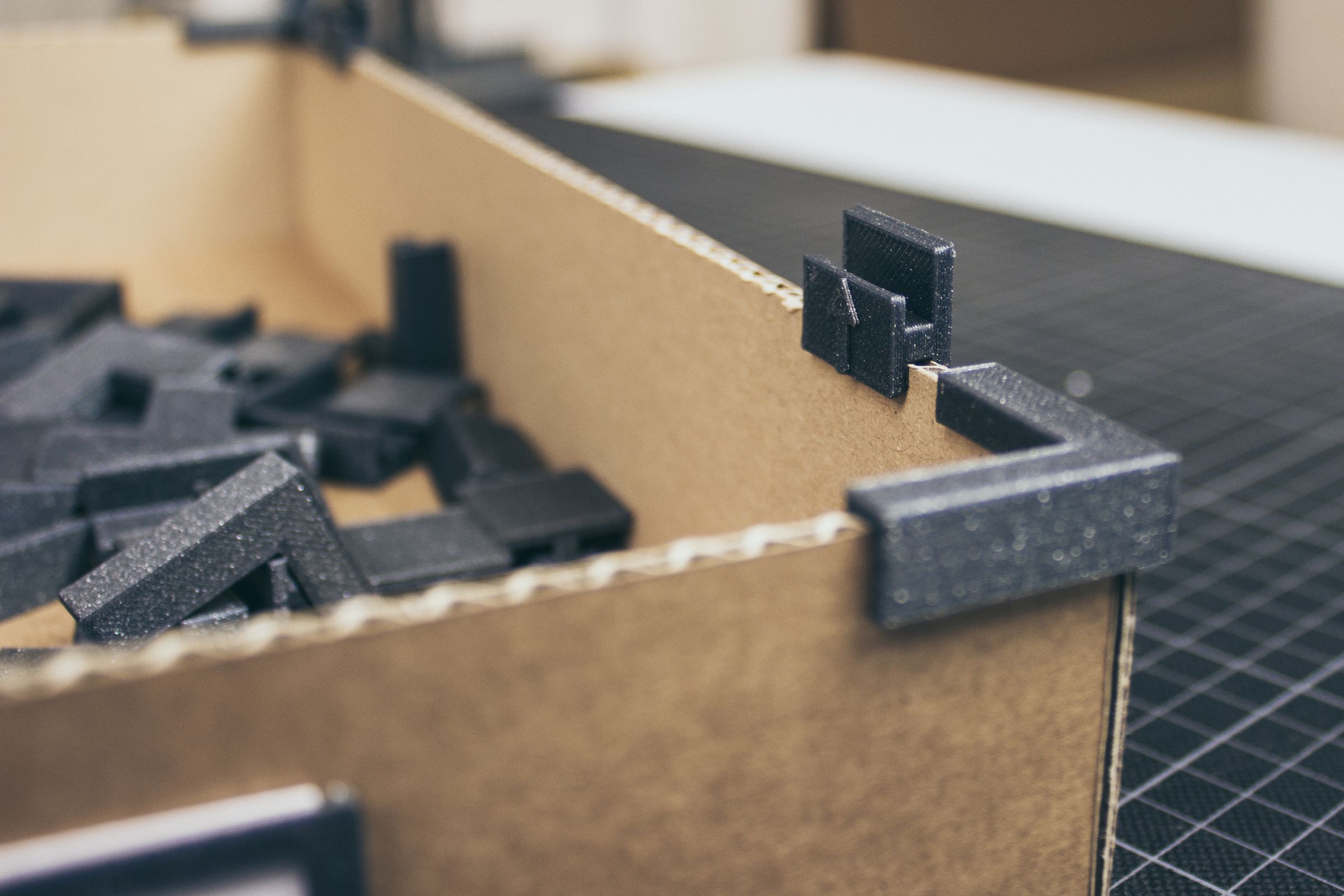 Storage Boxes Made Out of Cardboard and 3D Printed Parts (Update 2019 ...