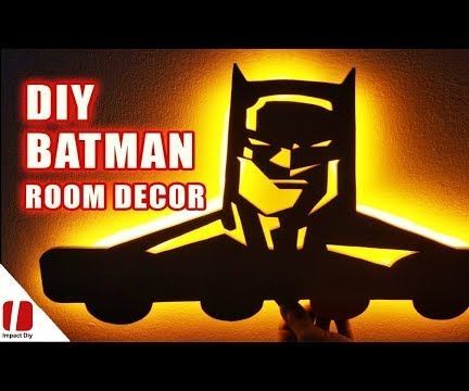 Diy Batman Room Decor - How to Make Batman Hanger With Limited Tools ...
