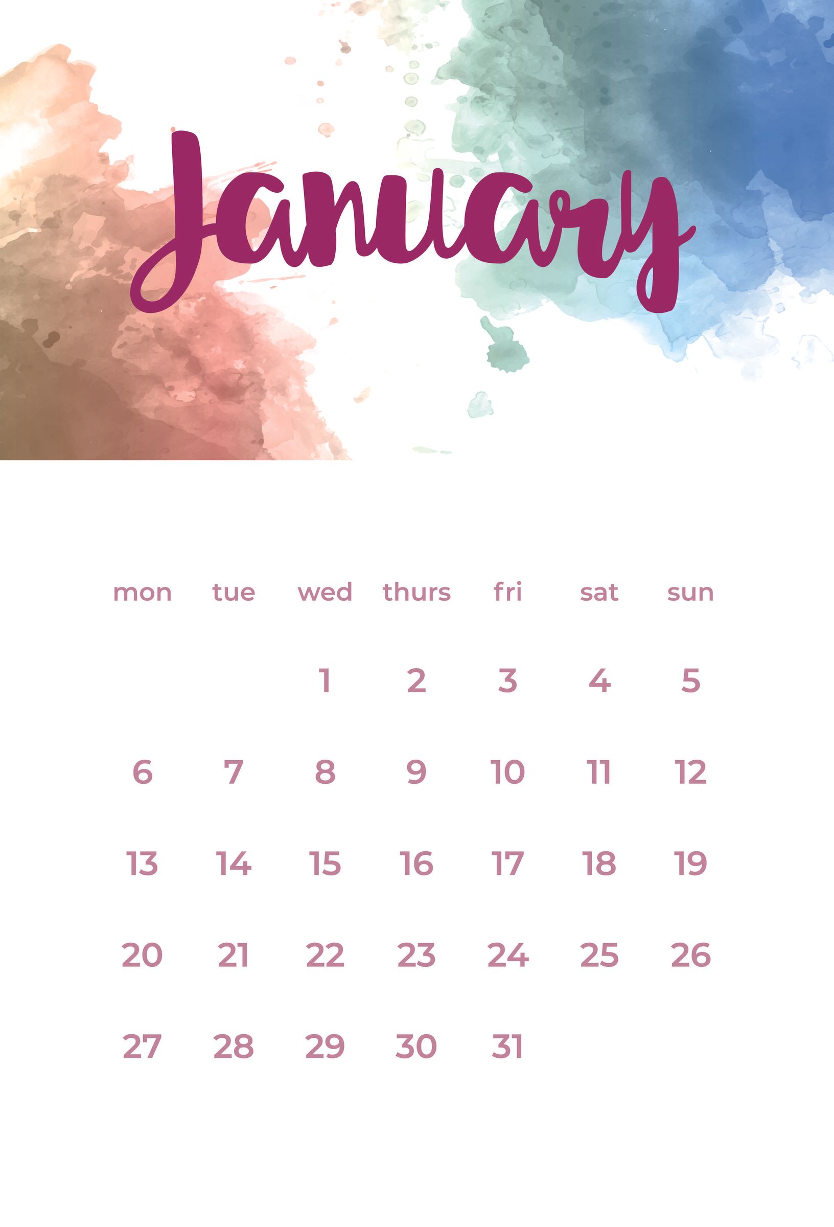 Create a Printable Calendar on Illustrator : 15 Steps (with Pictures ...