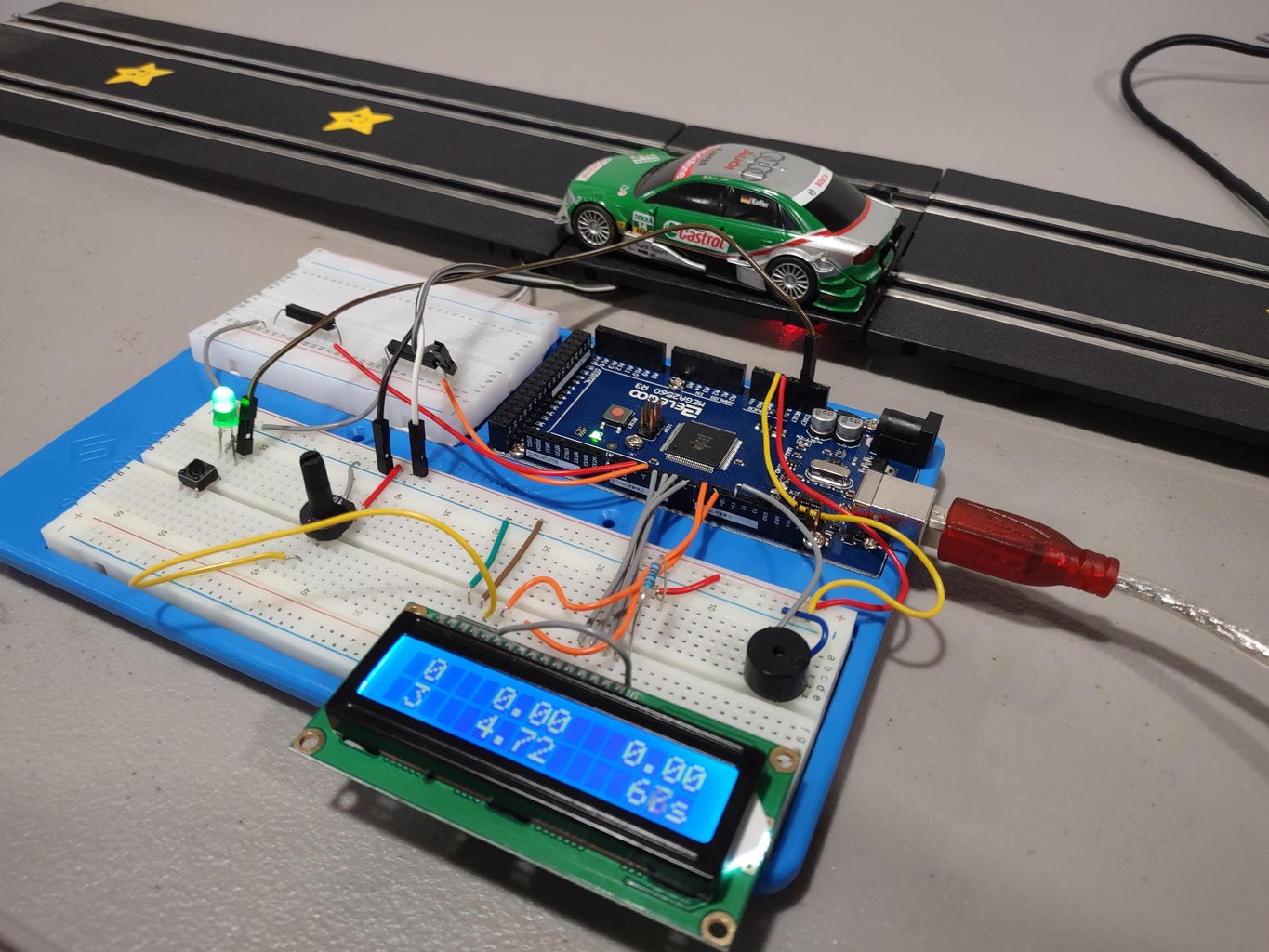 Diy Arduino Slot Car Timer And Lap Counter 5 Steps With Pictures