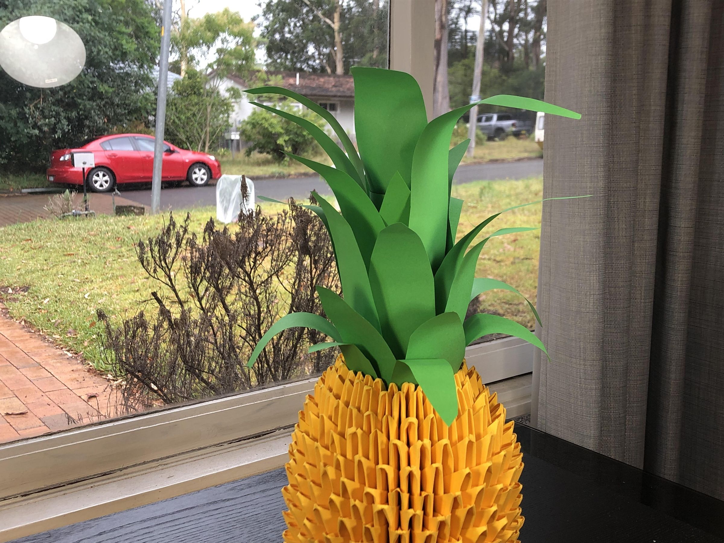 How to Make a Tropical Pineapple From Paper : 7 Steps (with Pictures ...