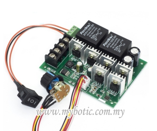 How to Use 40A Forward Reverse Speed Adjustable DC Motor Controller : 3 ...