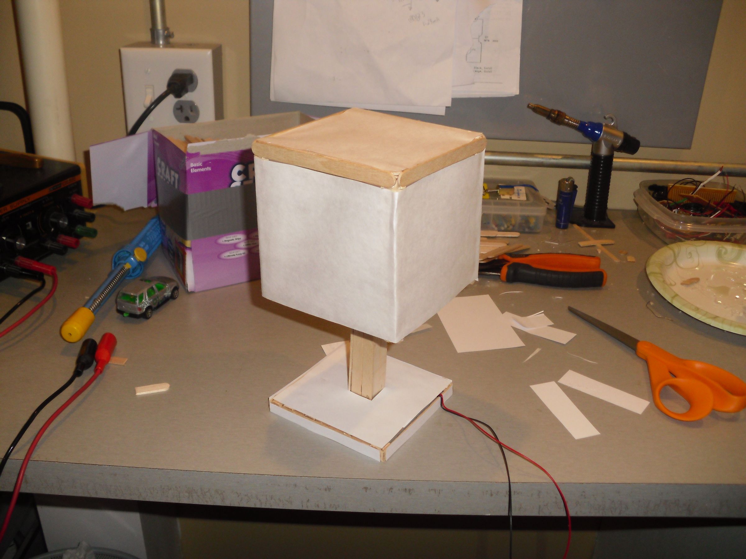 Led Popsicle Stick Lamp - Instructables