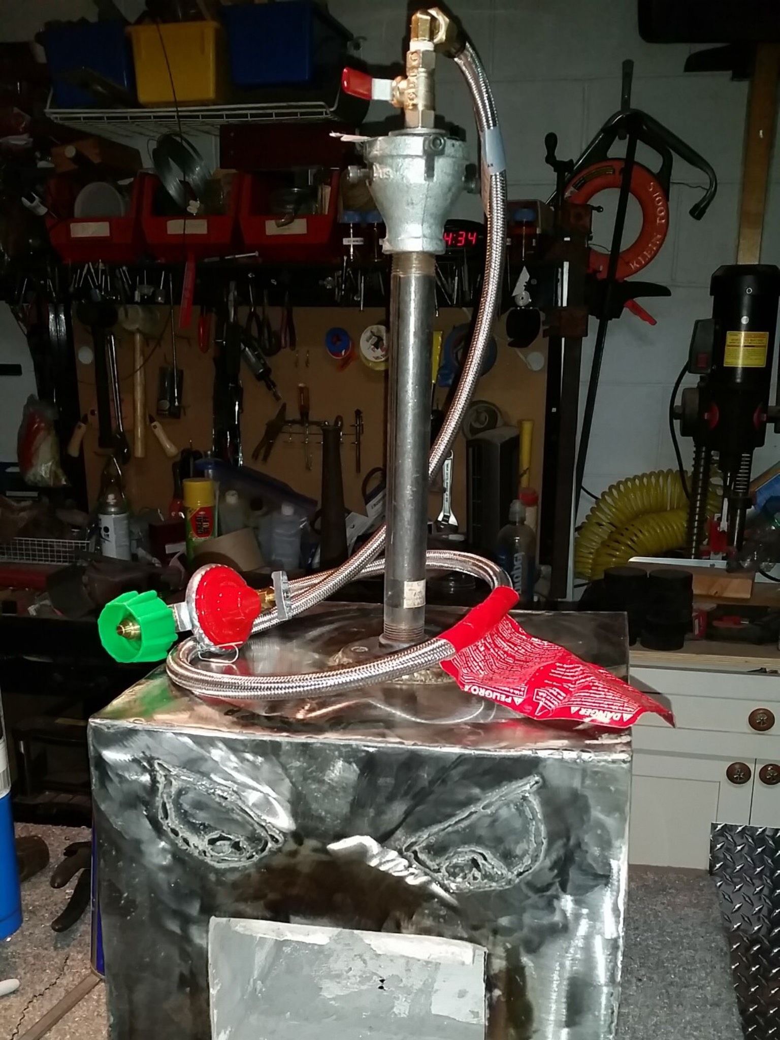 Propane Jet Forge and Anvil Stand : 6 Steps - Instructables